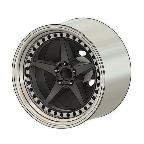 3SDM 3 33 RIMS FOR DIECAST 64 SCALE 3D model 3D printable | CGTrader