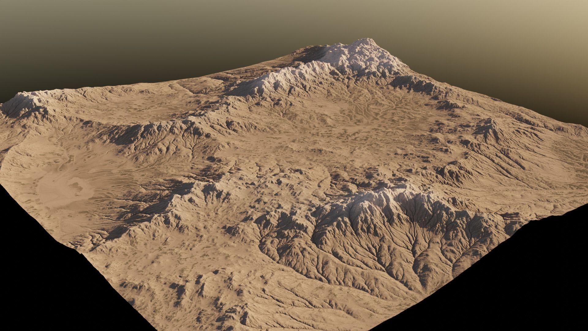 Afghanistan style mountains terrain Realistic 3D model | CGTrader