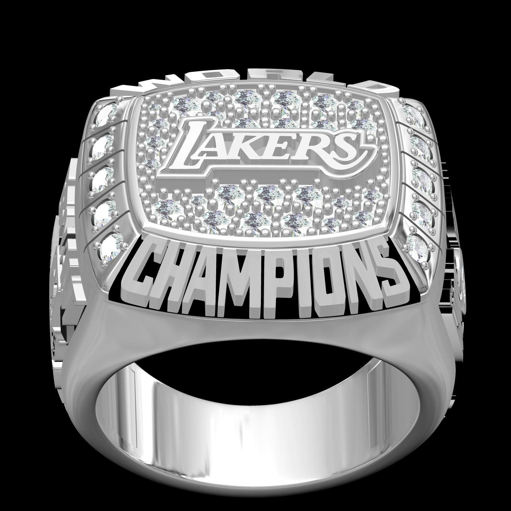 Lakers Championship Ring 3D model 3D printable | CGTrader