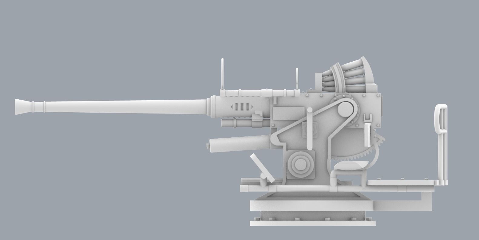 3D model Bofors L60 40mm VR / AR / low-poly | CGTrader
