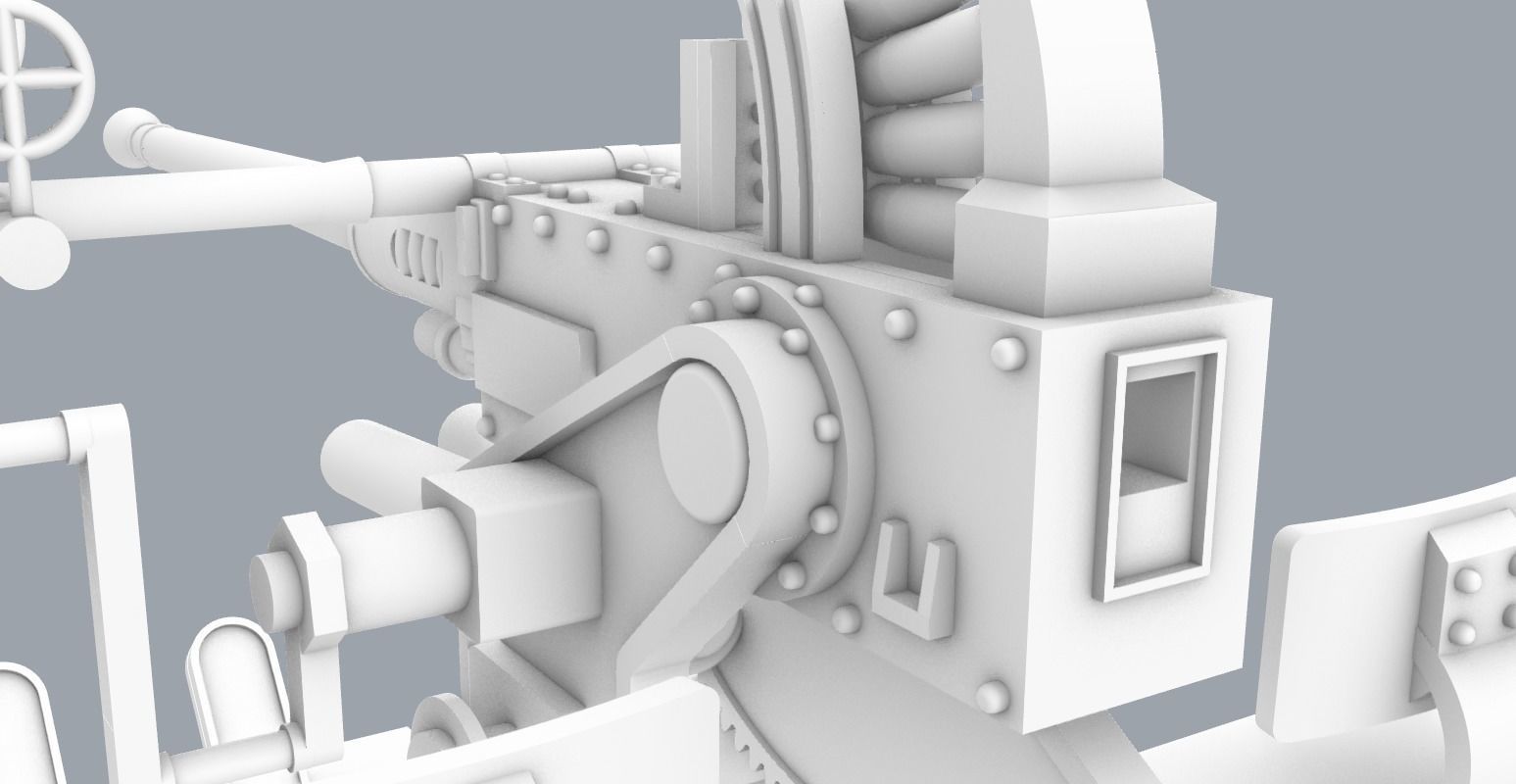 3D model Bofors L60 40mm VR / AR / low-poly | CGTrader