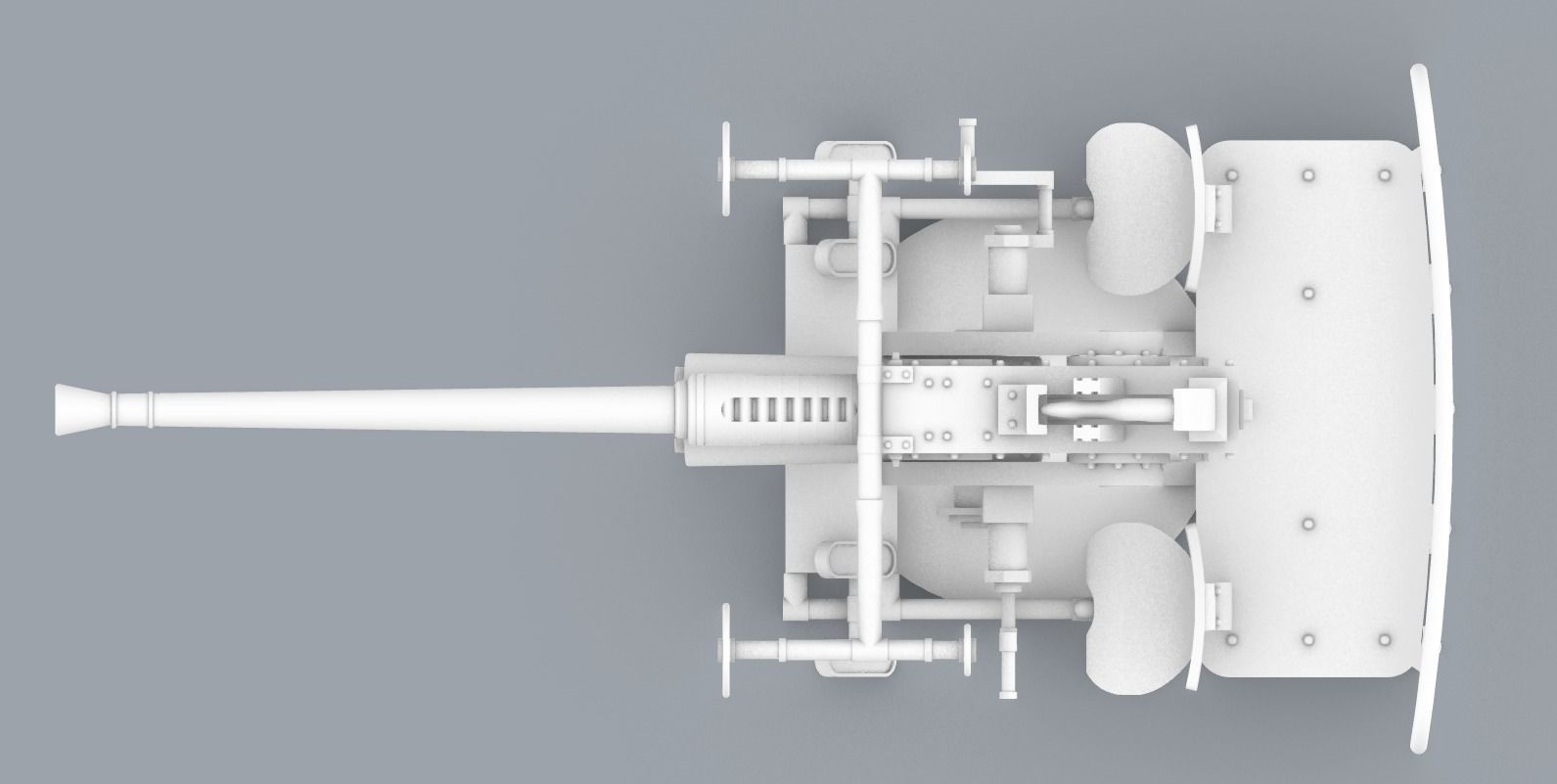 3D model Bofors L60 40mm VR / AR / low-poly | CGTrader