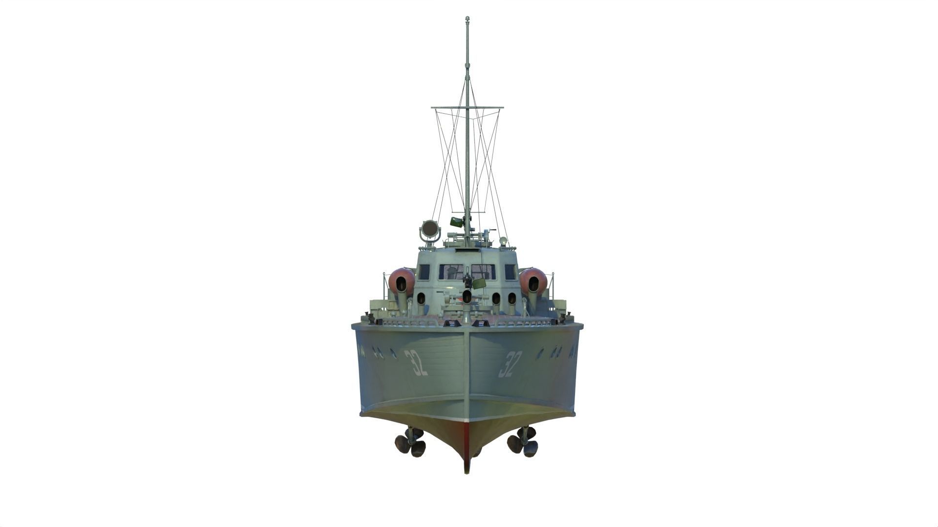D3 soviet motor torpedo boat 3D model | CGTrader