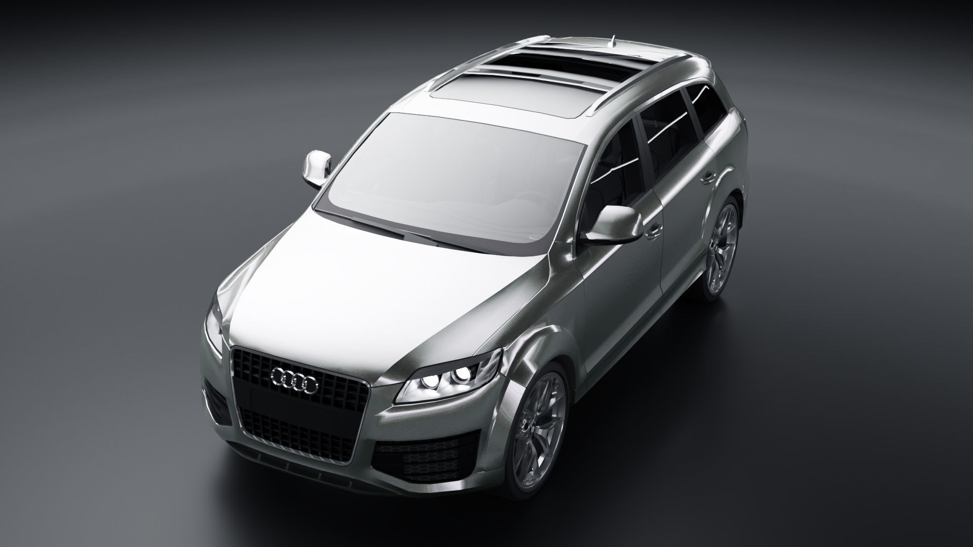 3D model Audi Q7 2010 VR / AR / low-poly | CGTrader