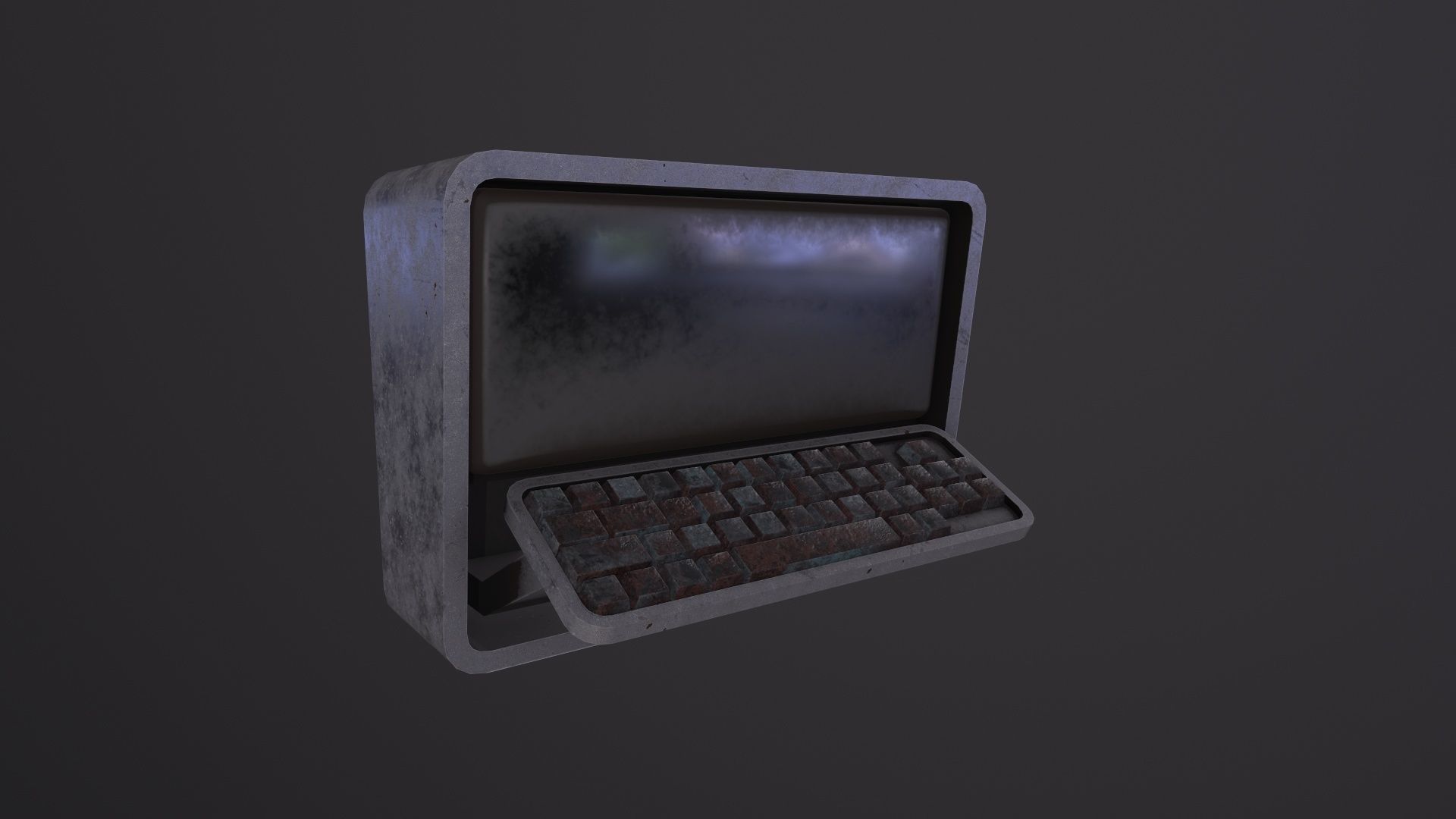 3D model Old Terminal Console 3D Model VR / AR / low-poly | CGTrader