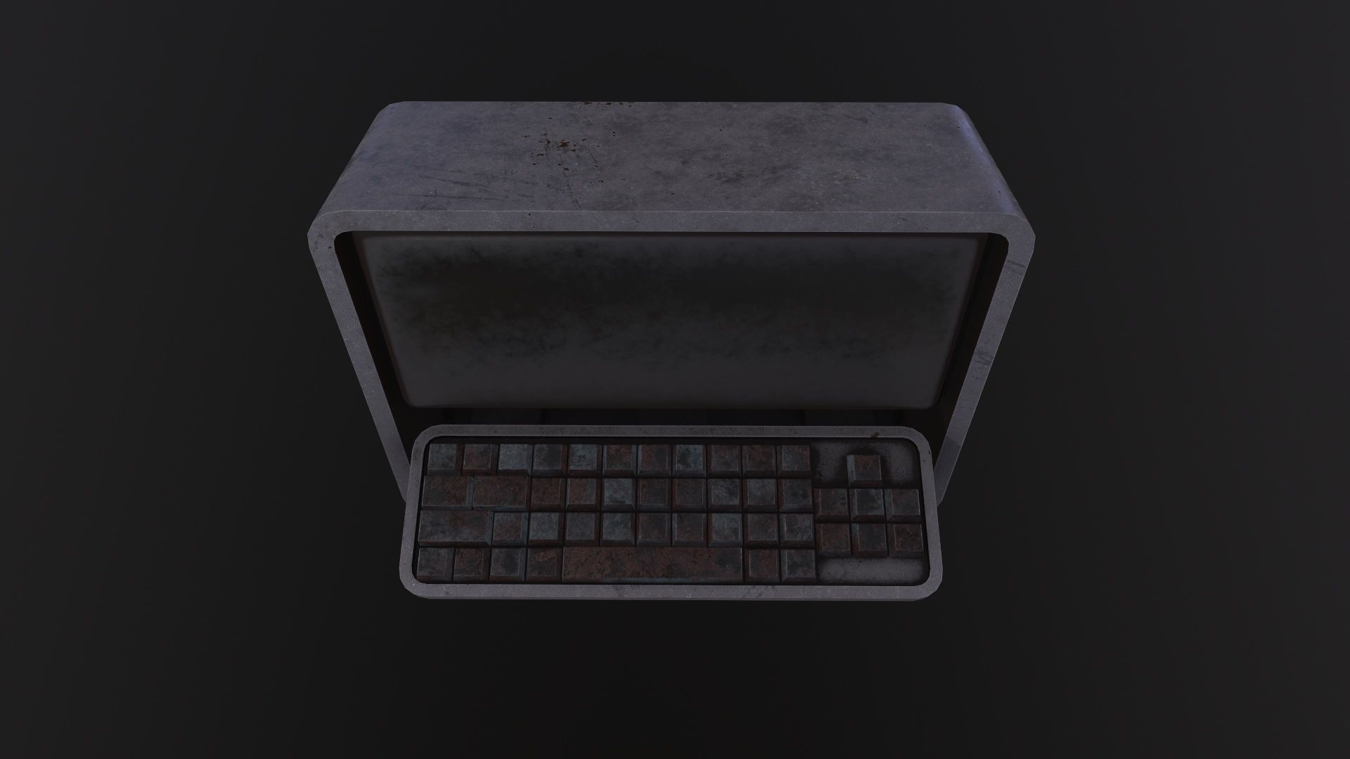3D model Old Terminal Console 3D Model VR / AR / low-poly | CGTrader