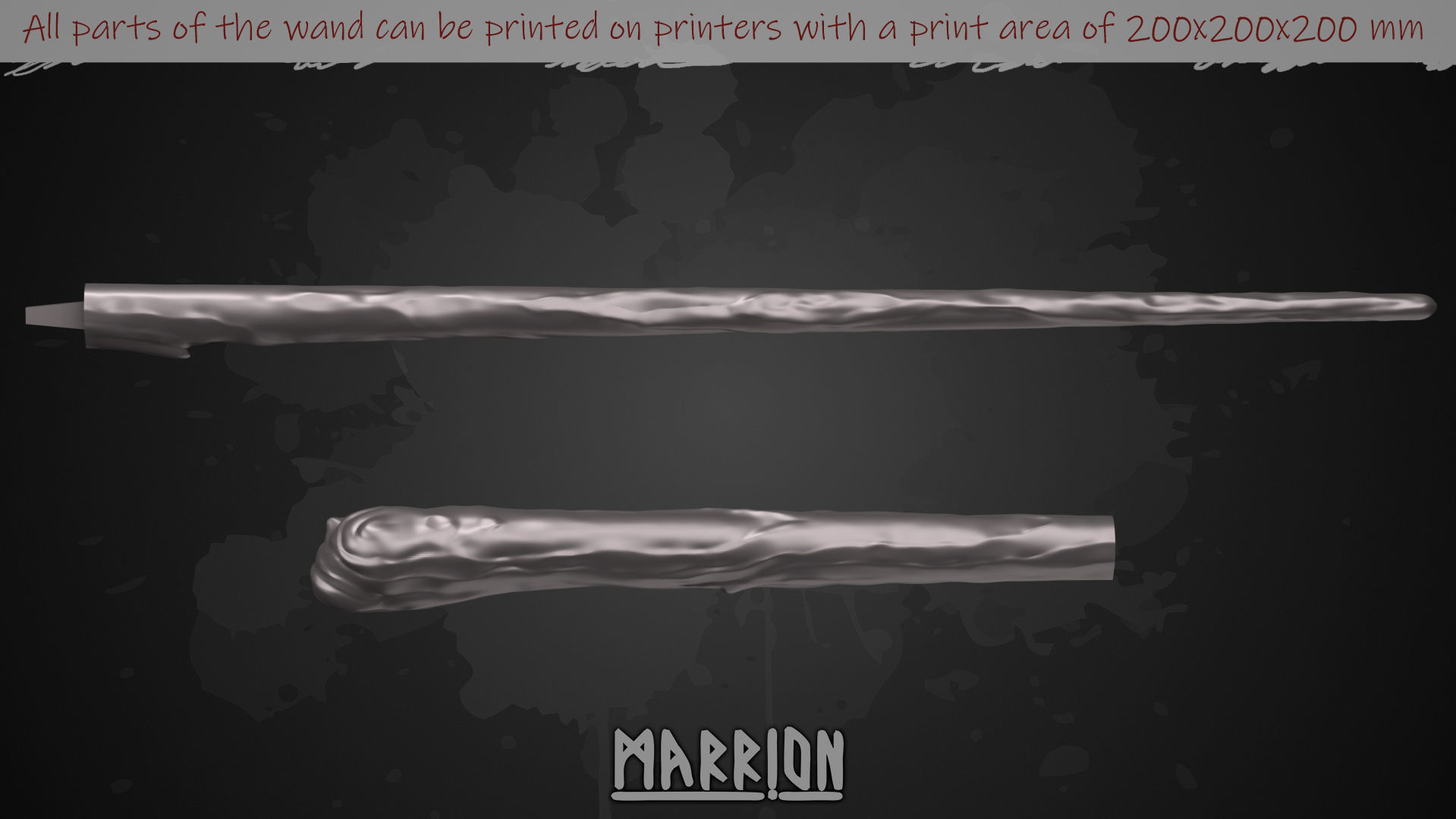 Classic wand from Hogwarts Legacy 3D model 3D printable | CGTrader