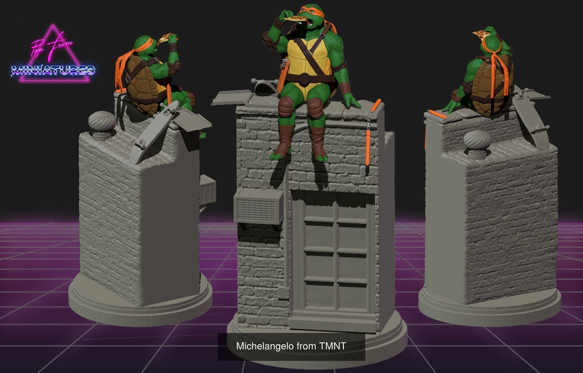 TMNT Miniatures 3D Model Collection | CGTrader