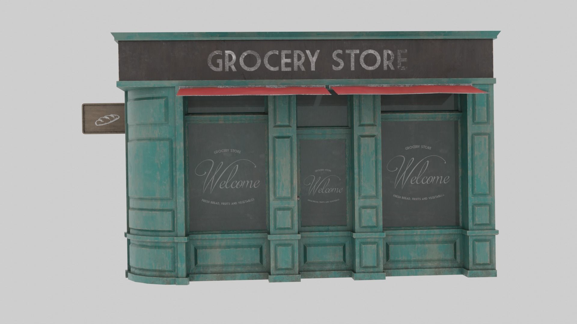 3D model Grocery Store VR / AR / low-poly | CGTrader