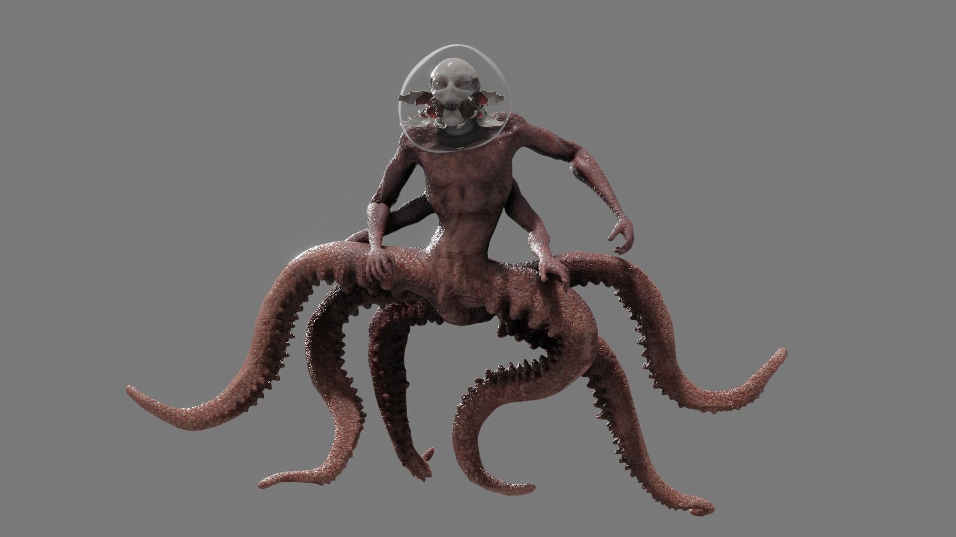 Aline Four Arms 3D model animated rigged | CGTrader