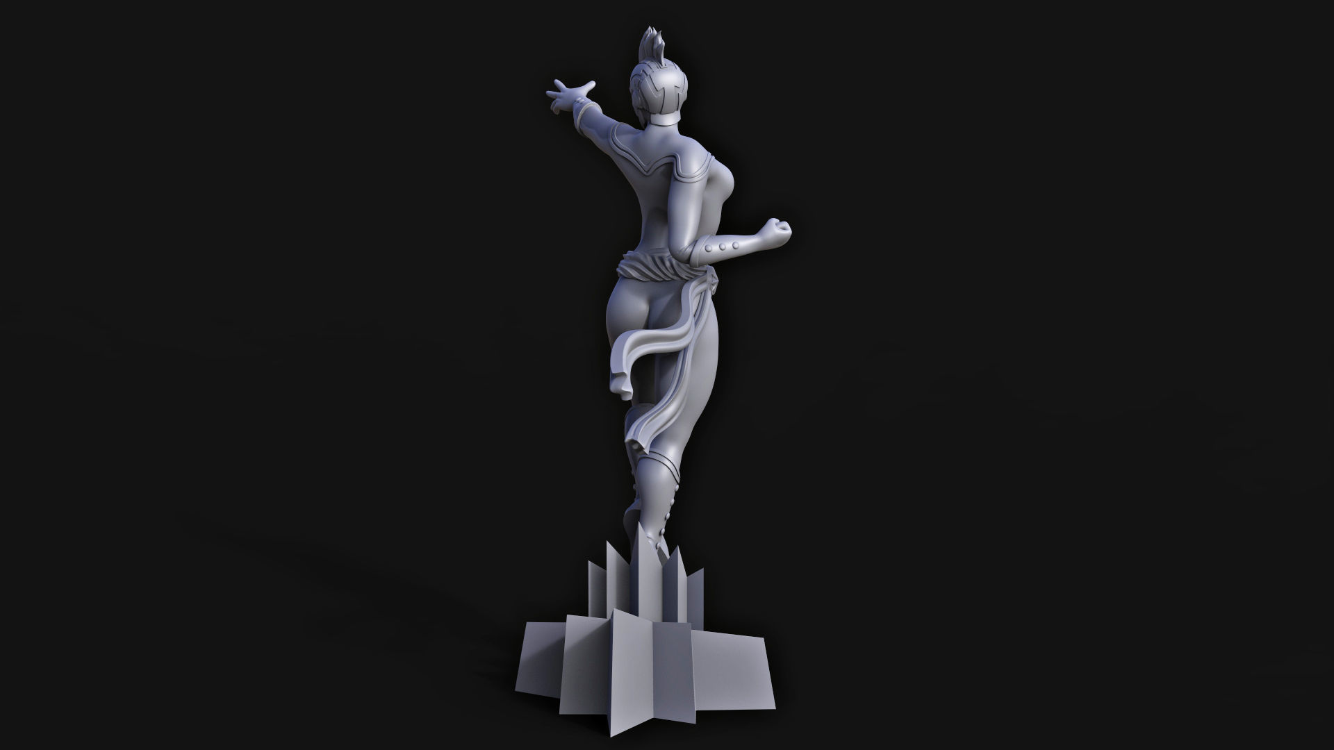 Captain Marvel miniature Carol Danvers 3D model 3D printable | CGTrader
