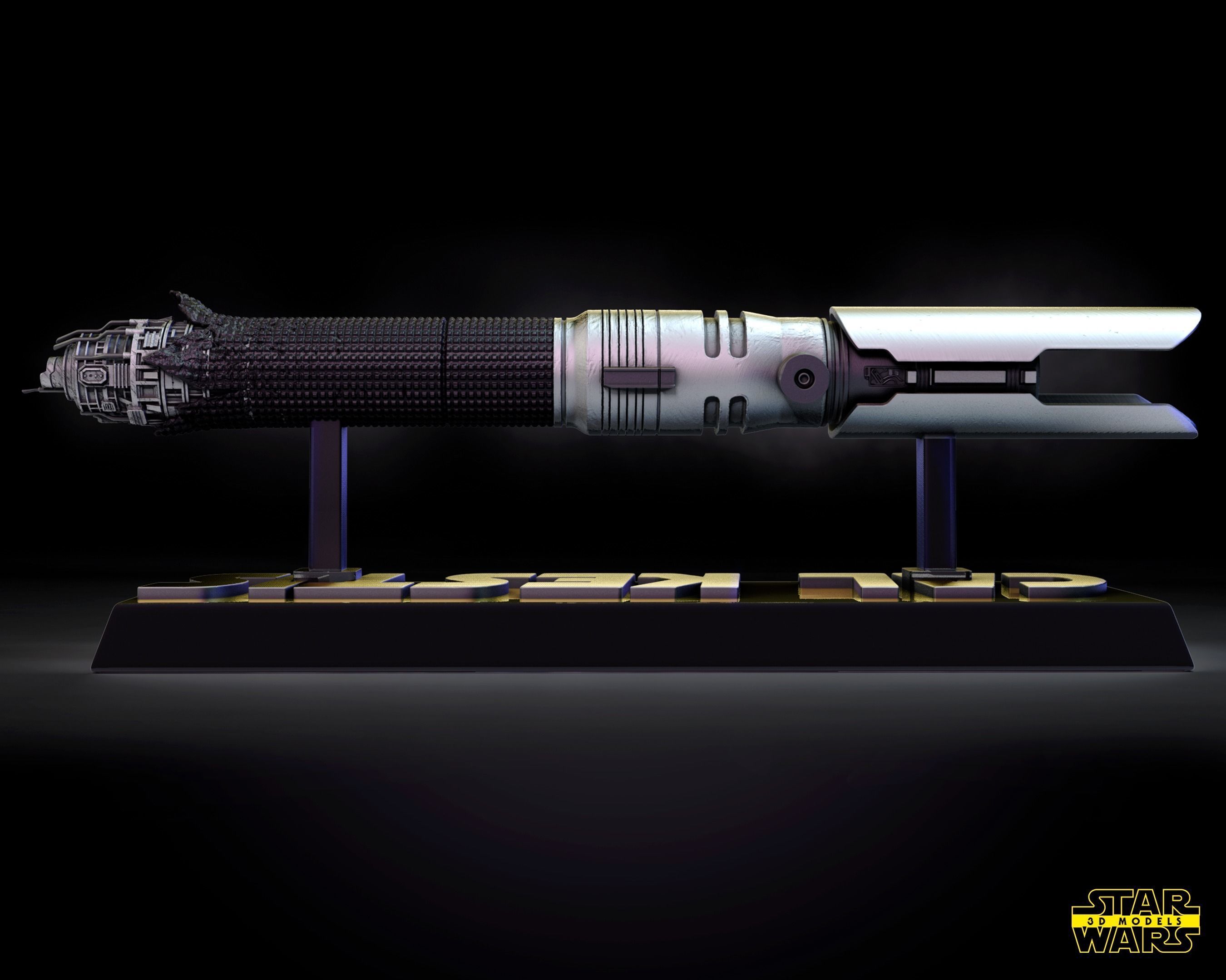 Cal Kestis Lightsaber Sculpture Star Wars 3D Models 3D model 3D ...