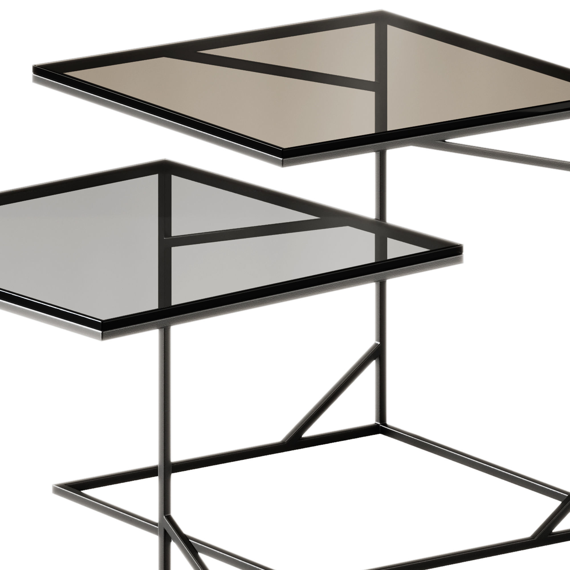 Roche Bobois TRIBECA Square Coffee Table 3D model | CGTrader