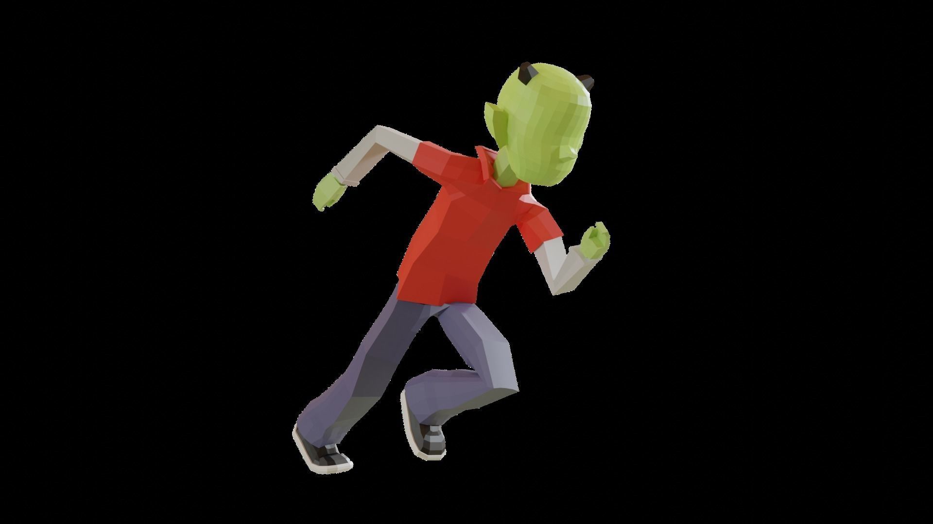 3D model Low Poly Orc Character - Rigged VR / AR / low-poly | CGTrader