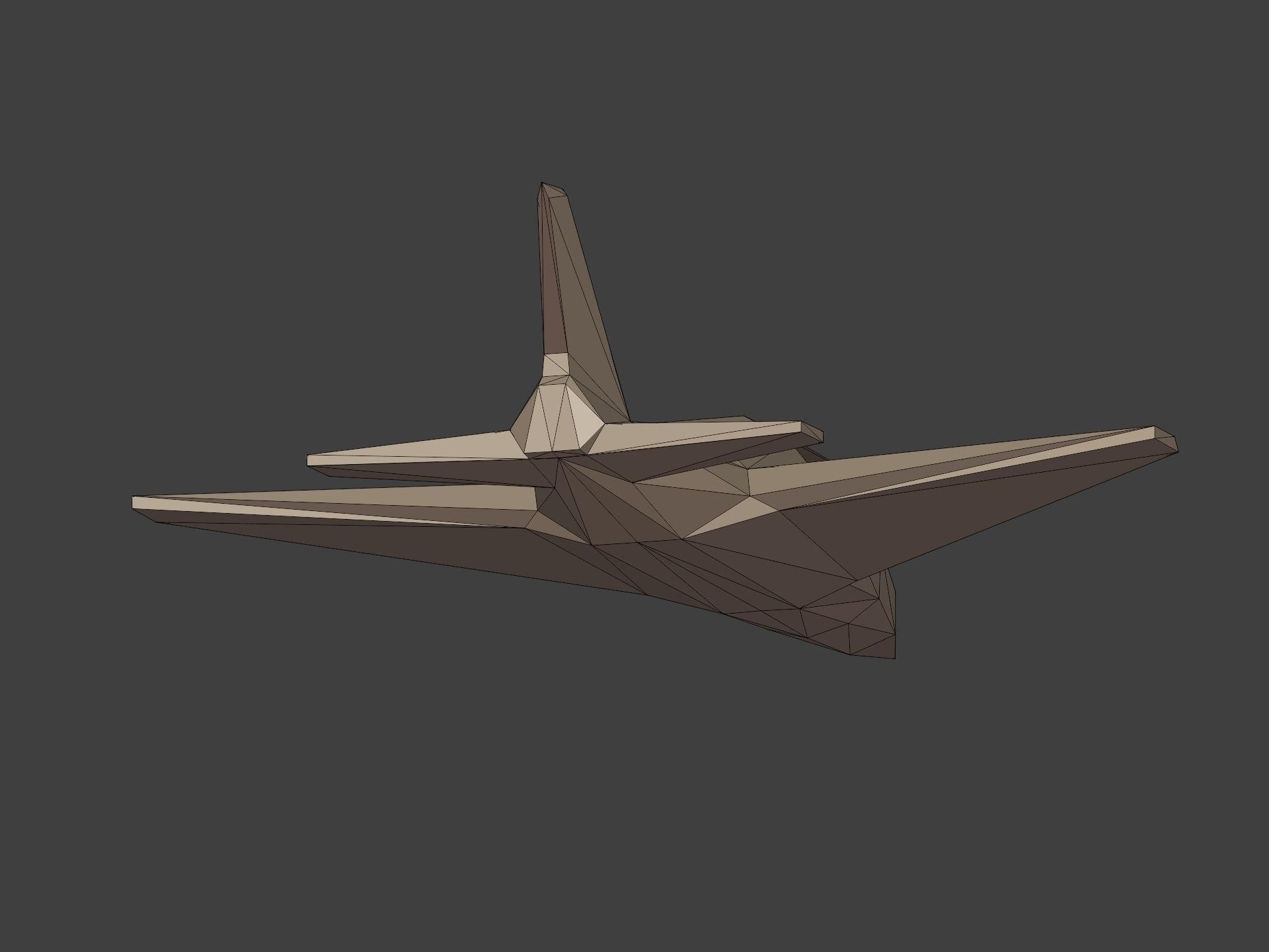 3D model Polygonal Fighter Jet VR / AR / low-poly | CGTrader