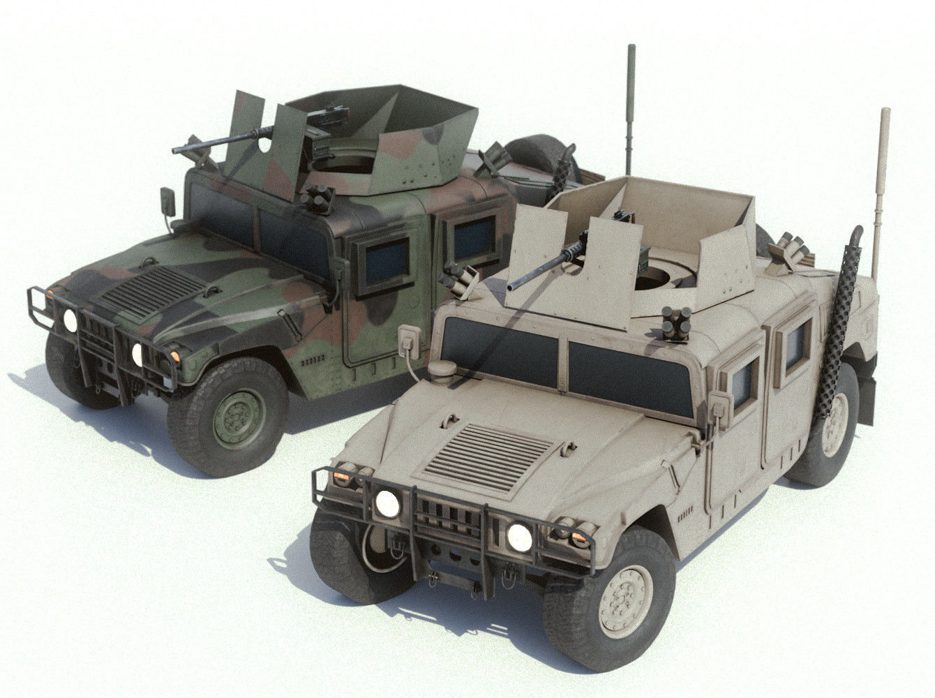 3D Model Collection US Military Vehicles VR / AR / low-poly | CGTrader