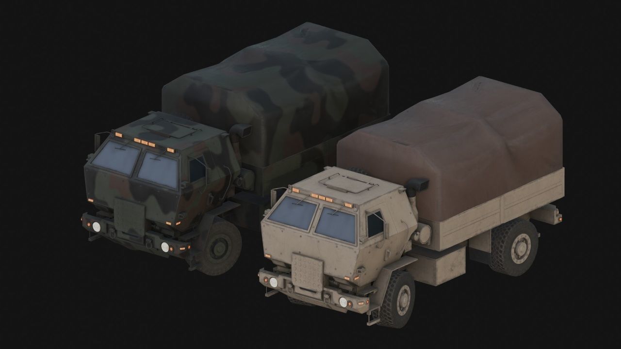 3D Model Collection US Military Vehicles VR / AR / low-poly | CGTrader