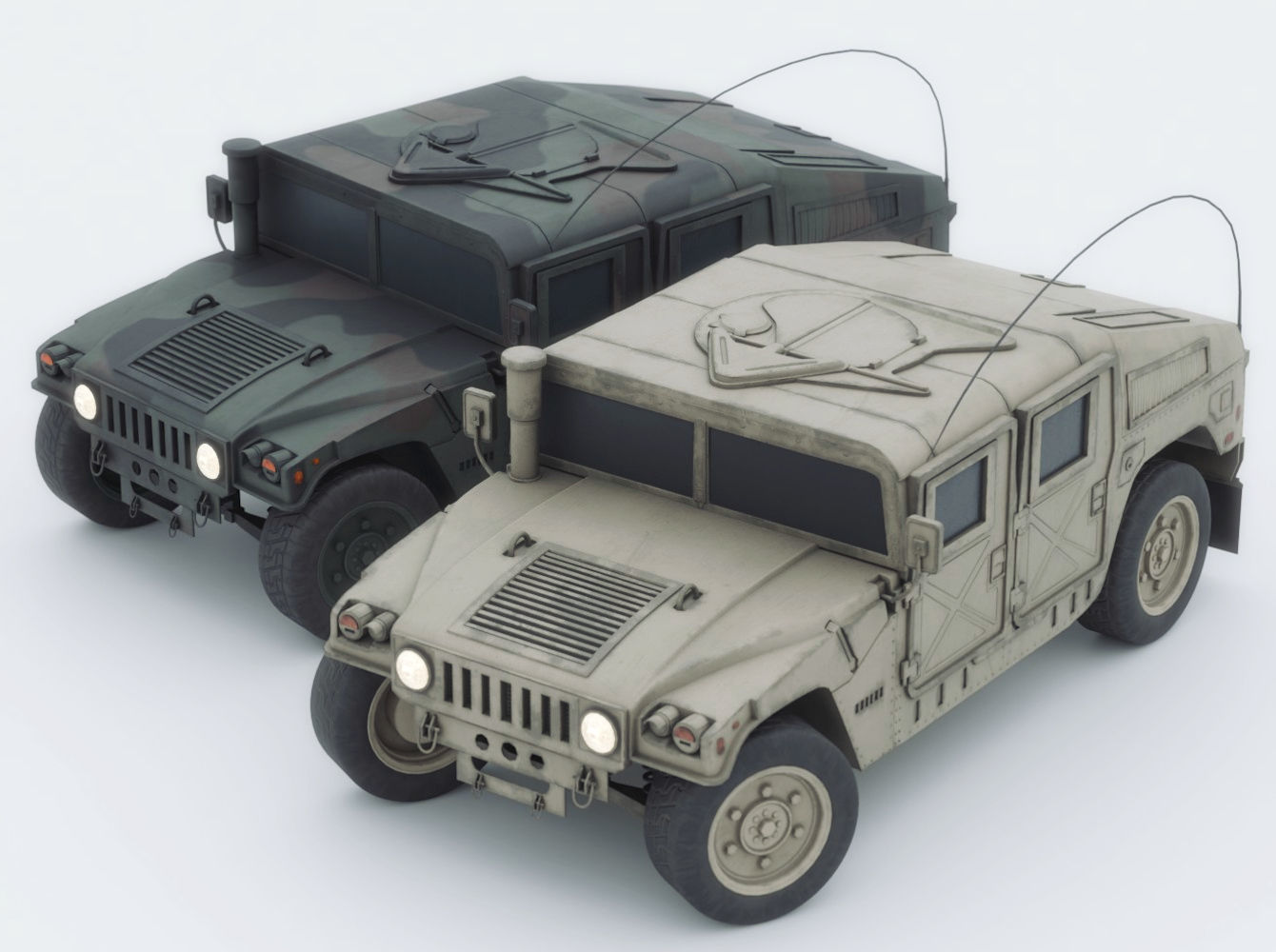 3D Model Collection US Military Vehicles VR / AR / low-poly | CGTrader