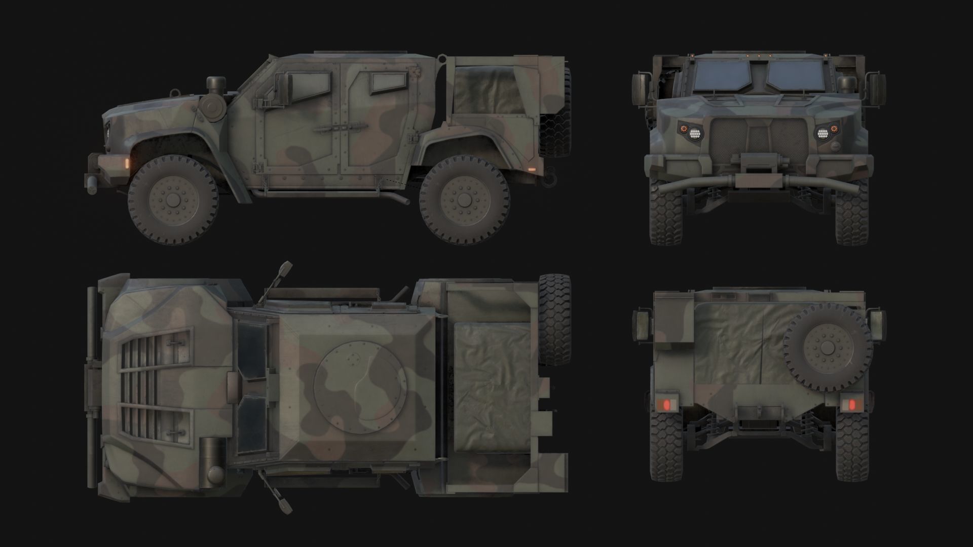 3D Model Collection US Military Vehicles VR / AR / low-poly | CGTrader
