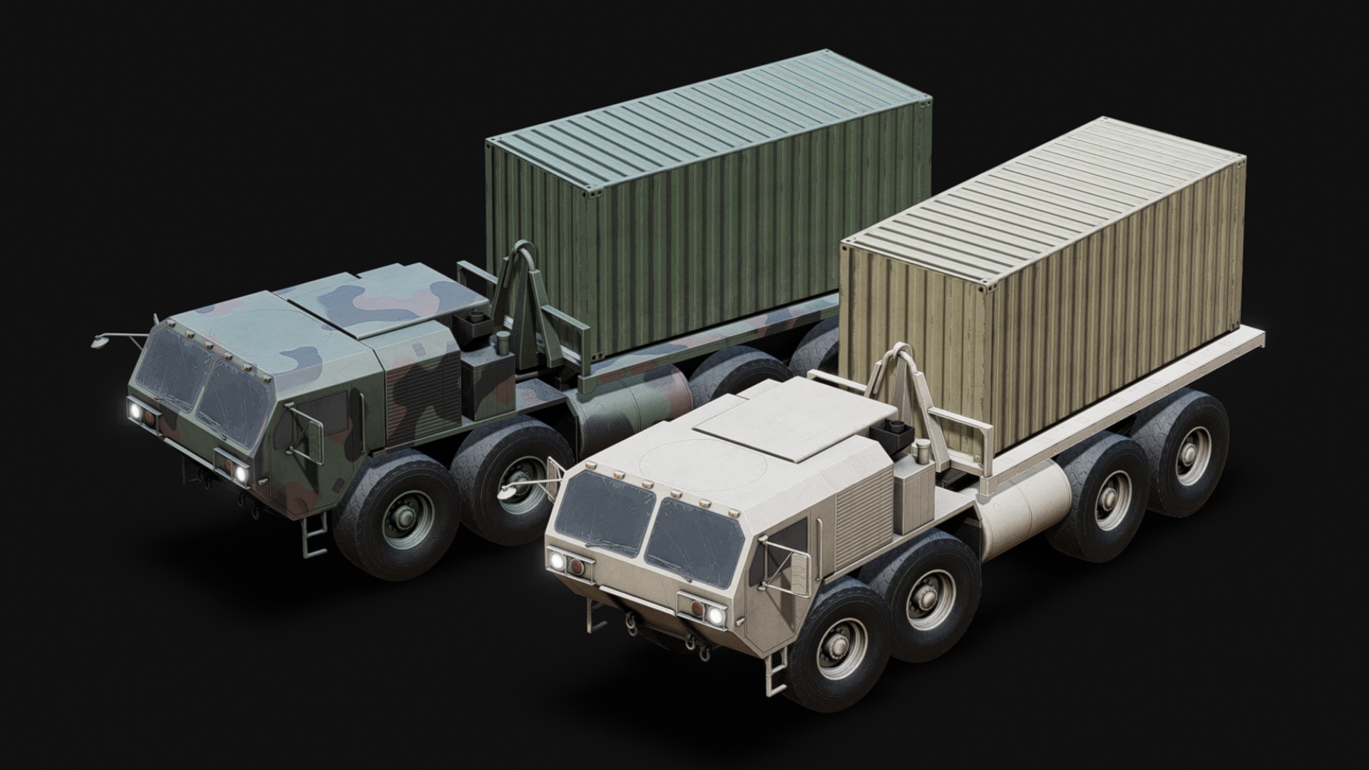 3D Model Collection US Military Vehicles VR / AR / low-poly | CGTrader