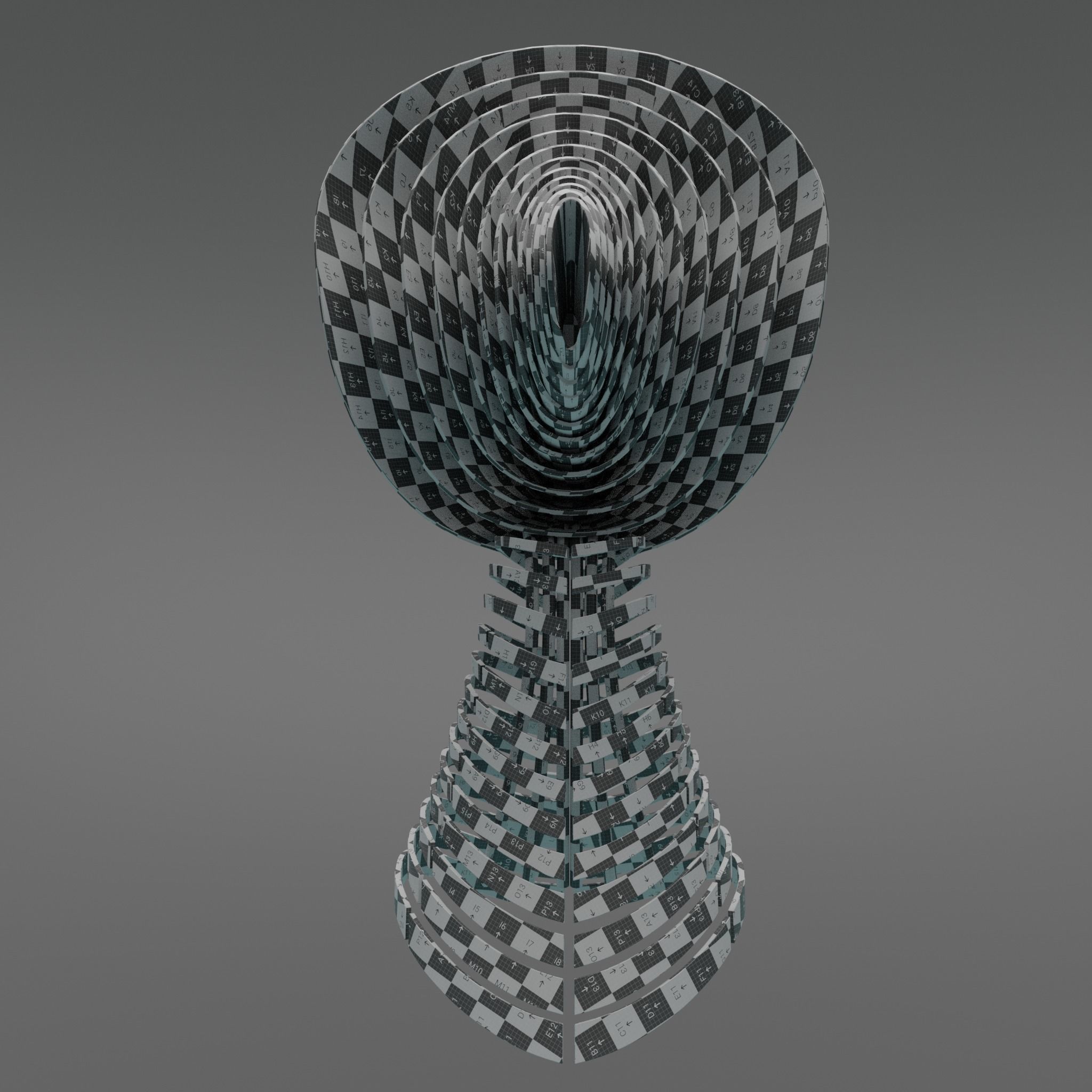 Solarpunk Cyborg Headdress 3D model | CGTrader