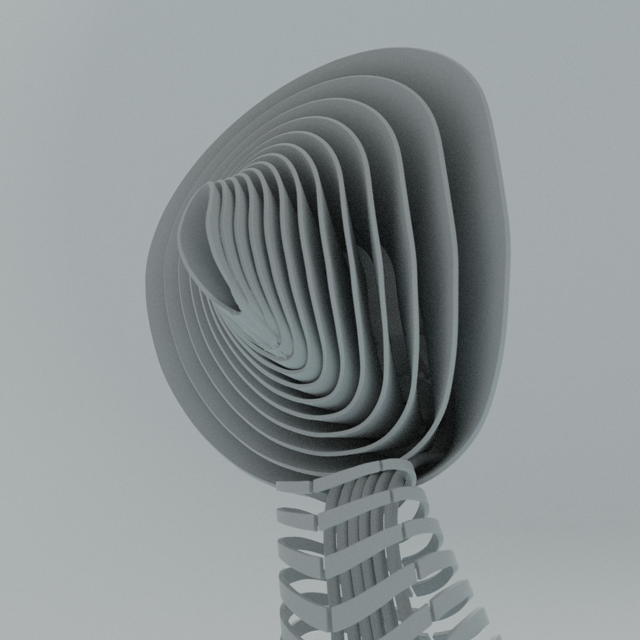 Solarpunk Cyborg Headdress 3D model | CGTrader