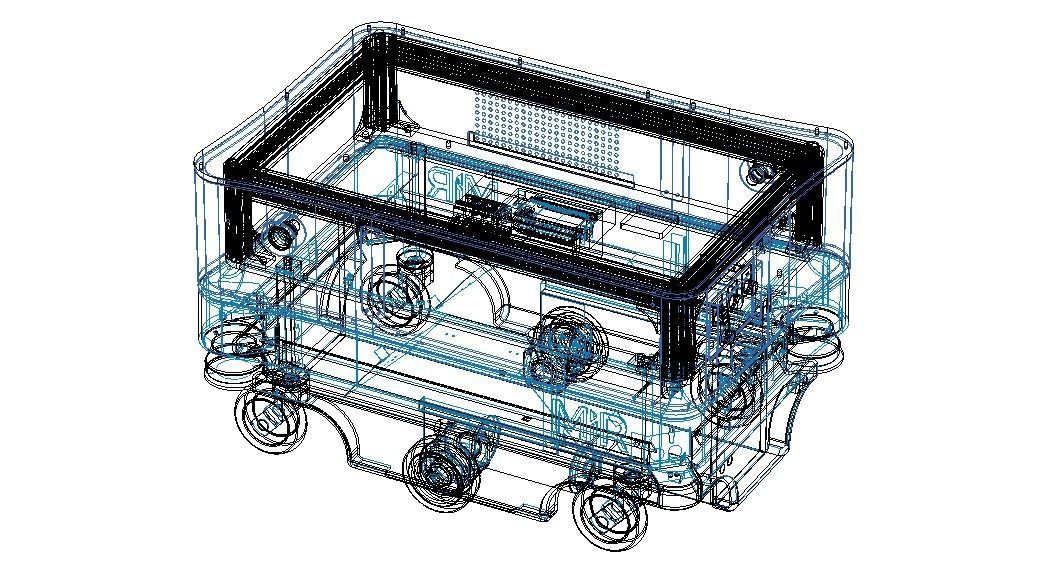 MIR200 Combine Platform 3D model rigged | CGTrader