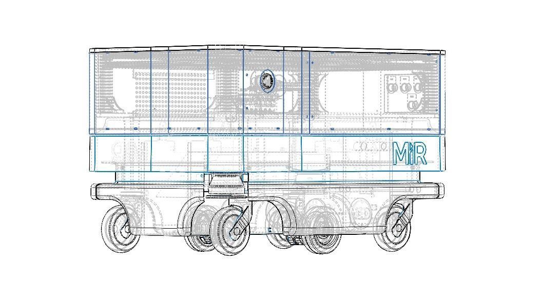 MIR200 Combine Platform 3D model rigged | CGTrader