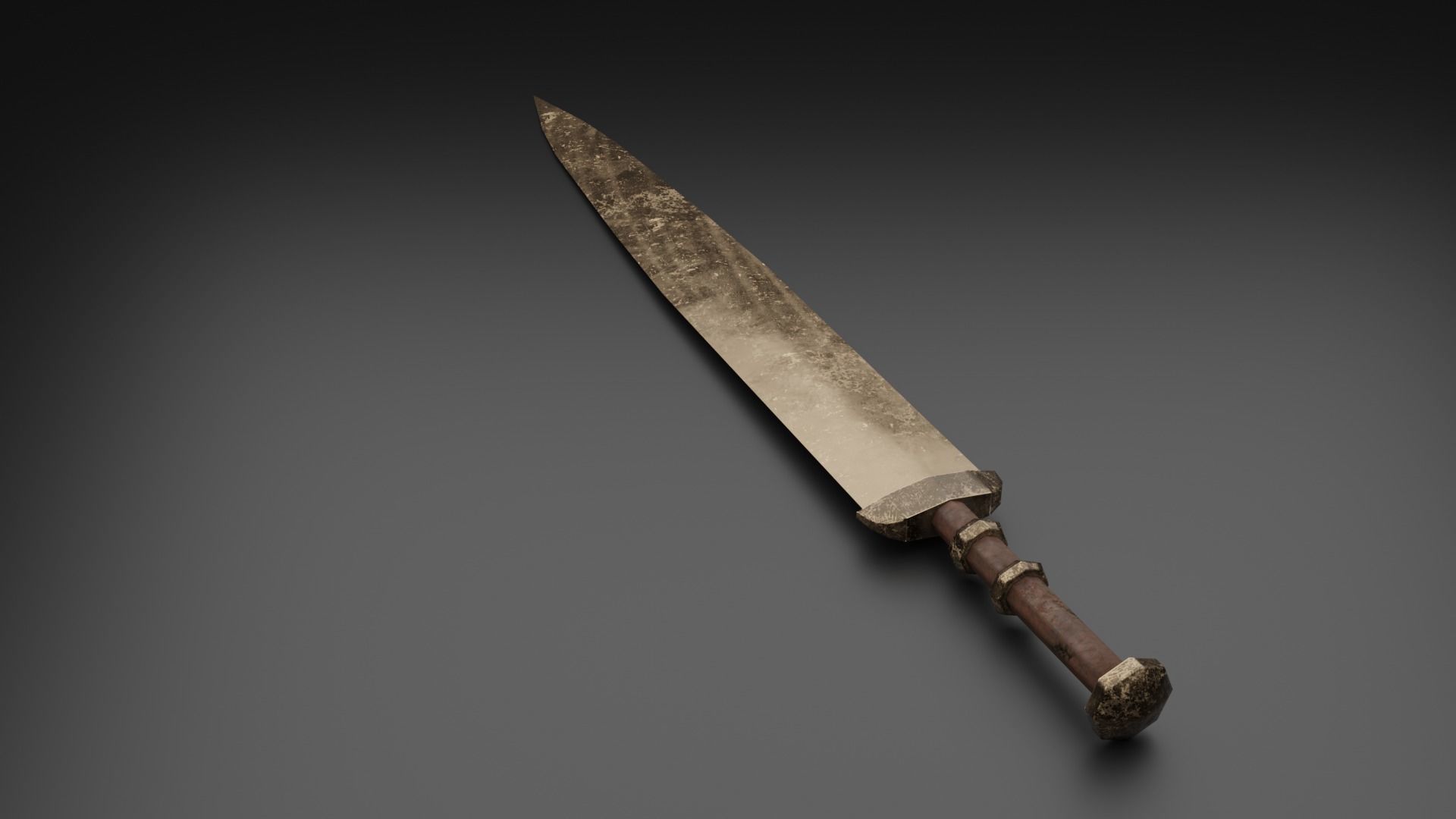 Bronze Broadsword free VR / AR / low-poly 3D model | CGTrader