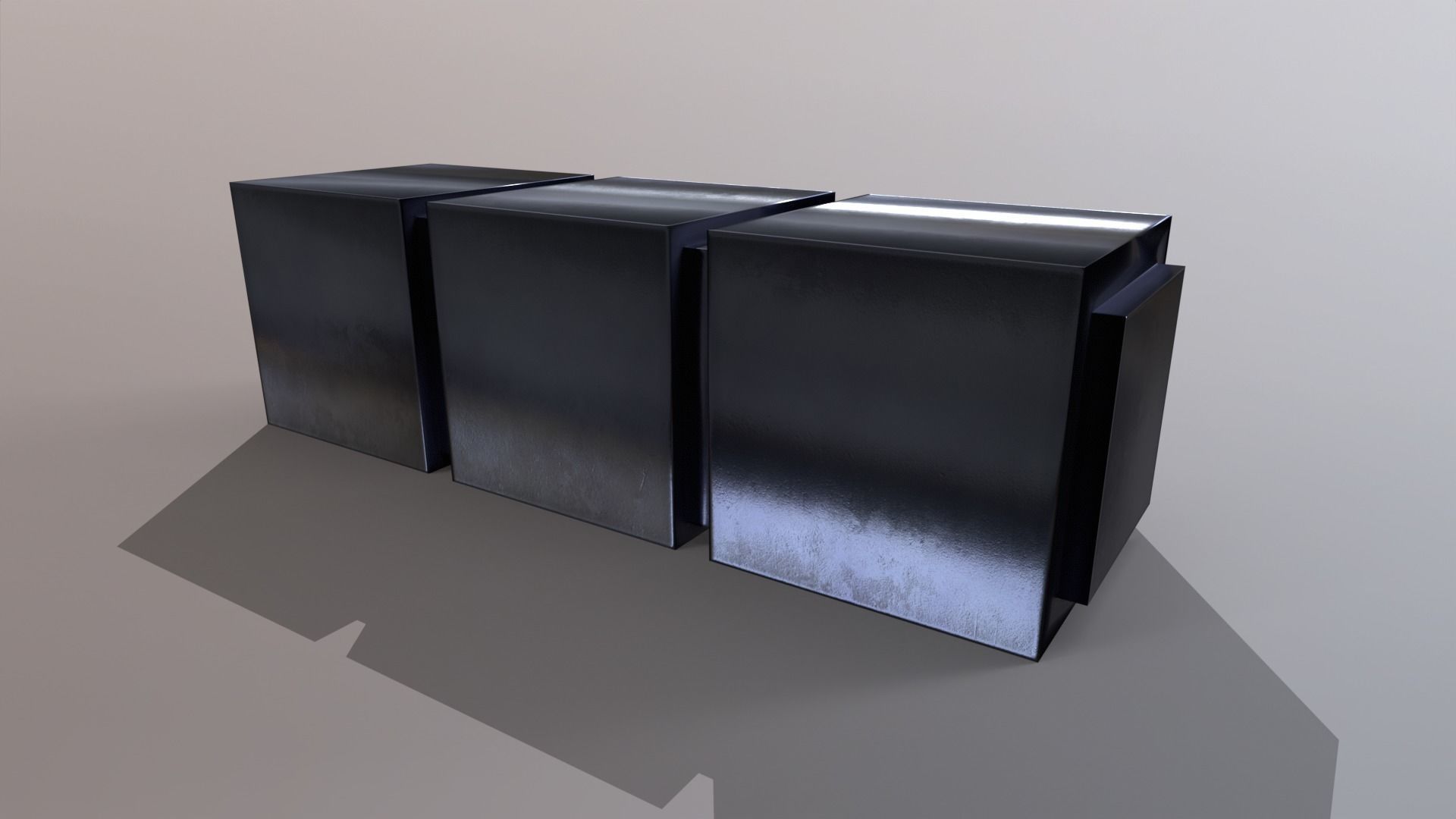 3D model Lead ore and refined lead resource deposit VR / AR / low-poly ...