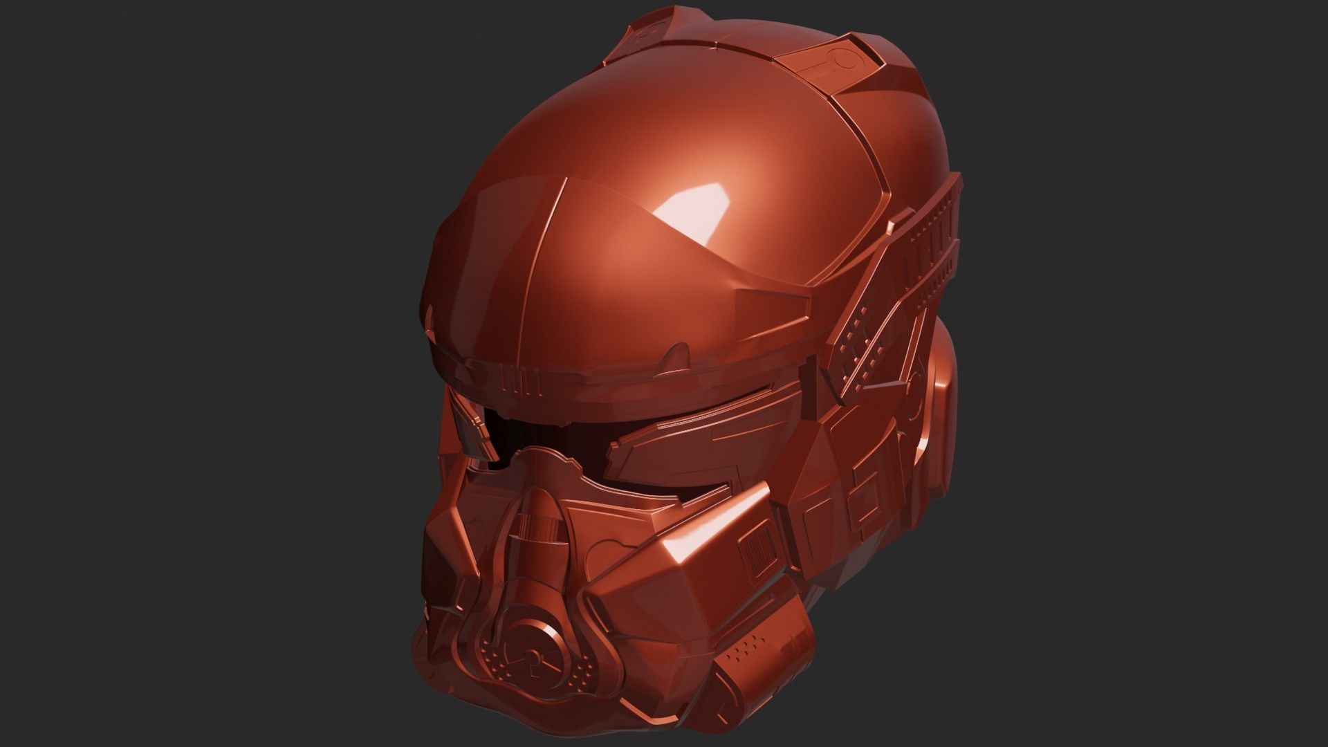 TItanFall Geist Helmet 3D model 3D printable | CGTrader