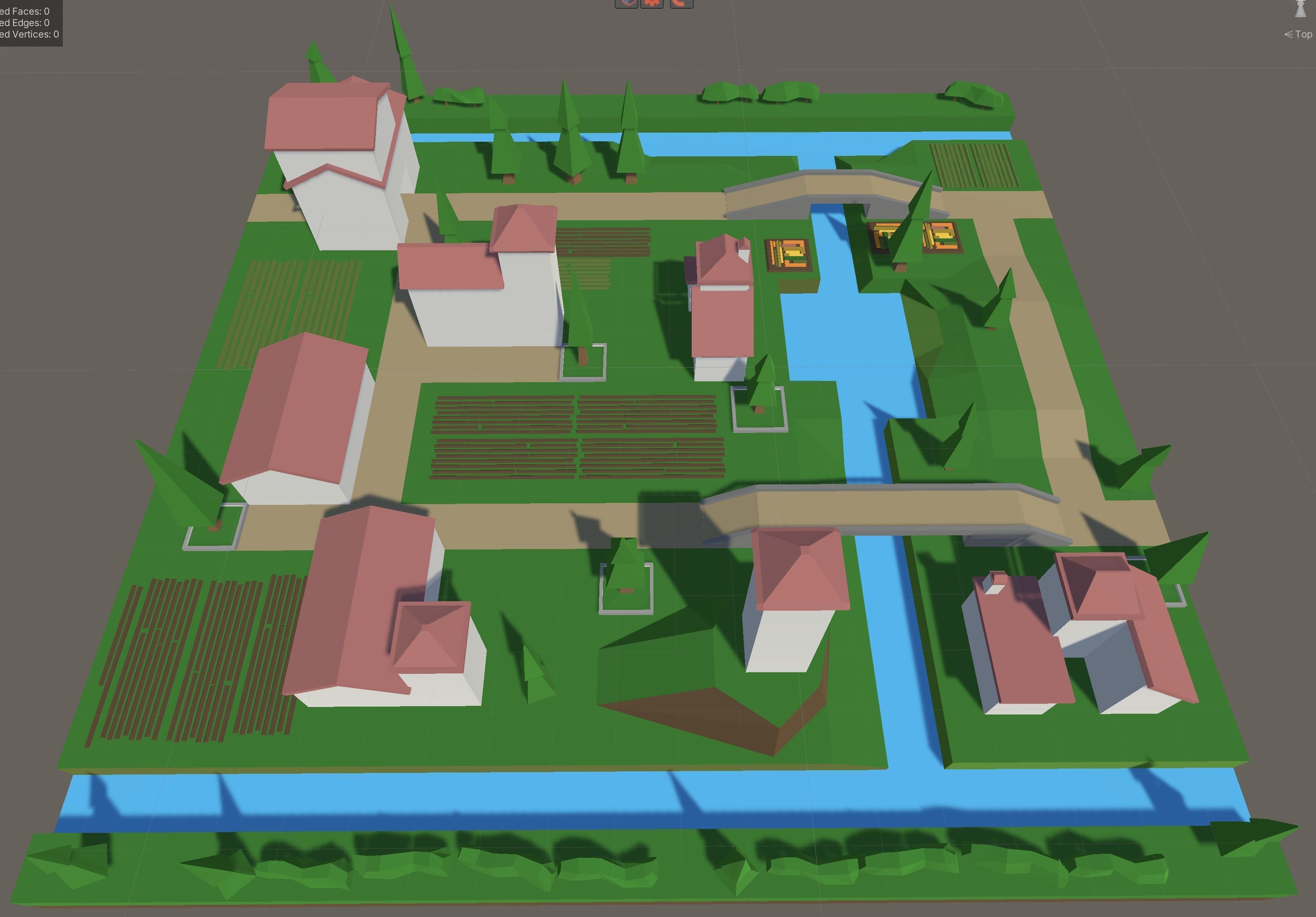 Village Land 1 complete 3D model | CGTrader
