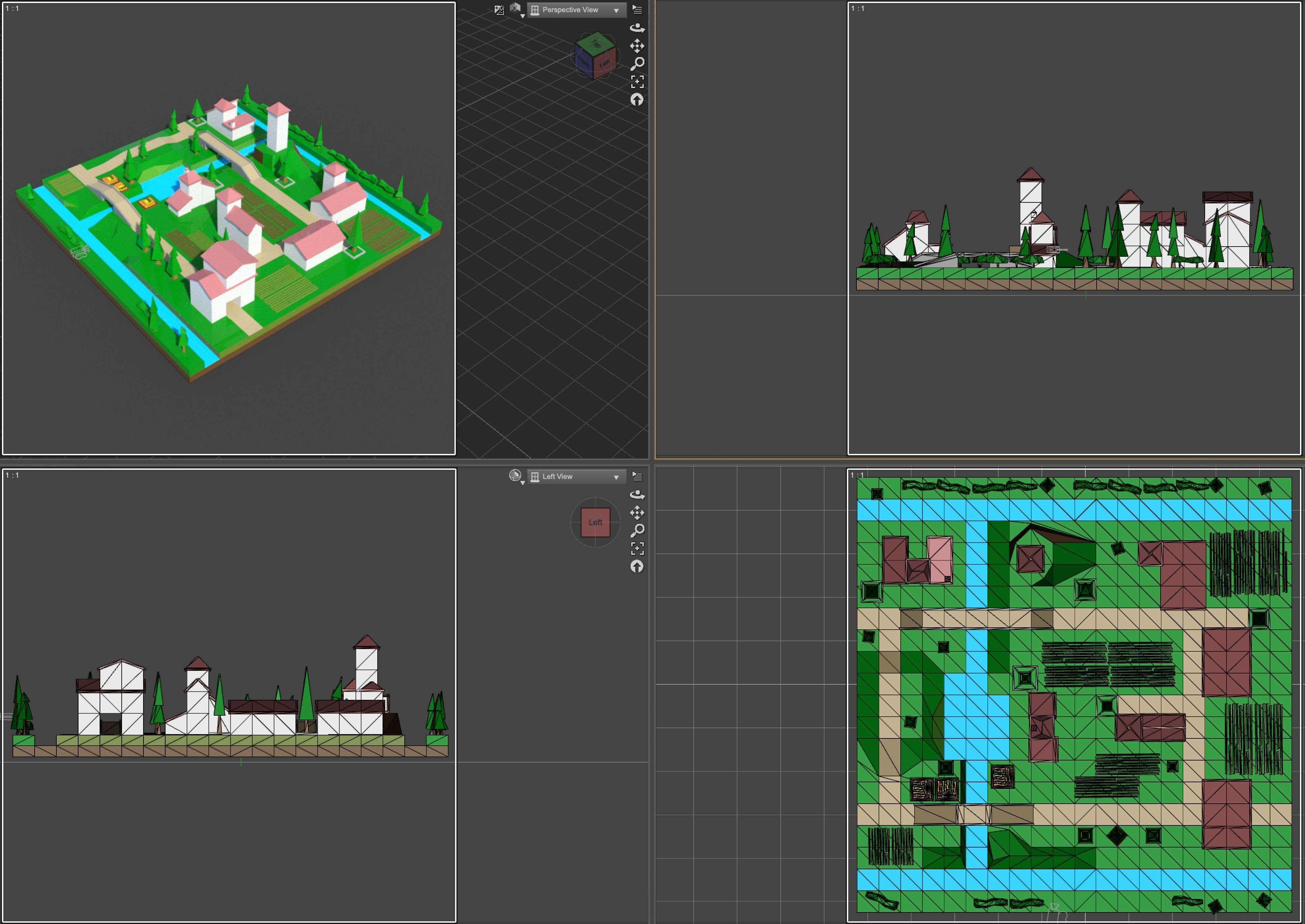Village Land 1 complete 3D model | CGTrader