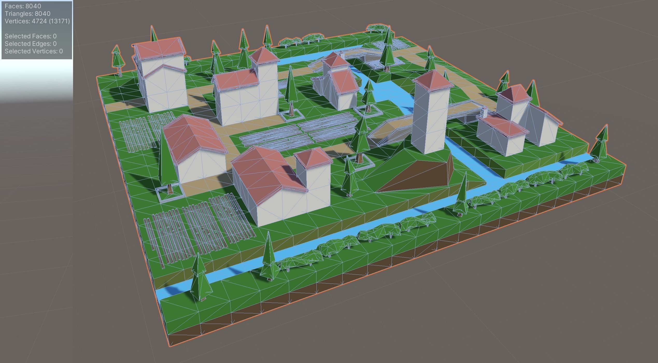 Village Land 1 complete 3D model | CGTrader