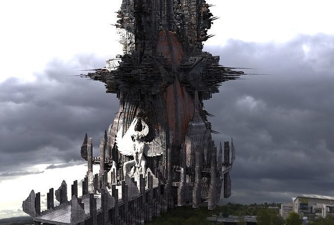 Cyberpunk Union Elite Towers 3D model | CGTrader