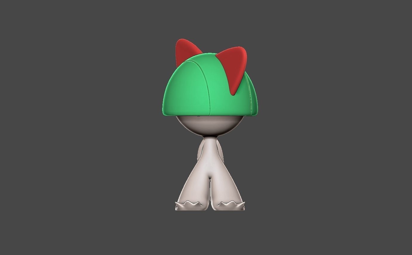 Pokemon ralts 3D model 3D printable | CGTrader