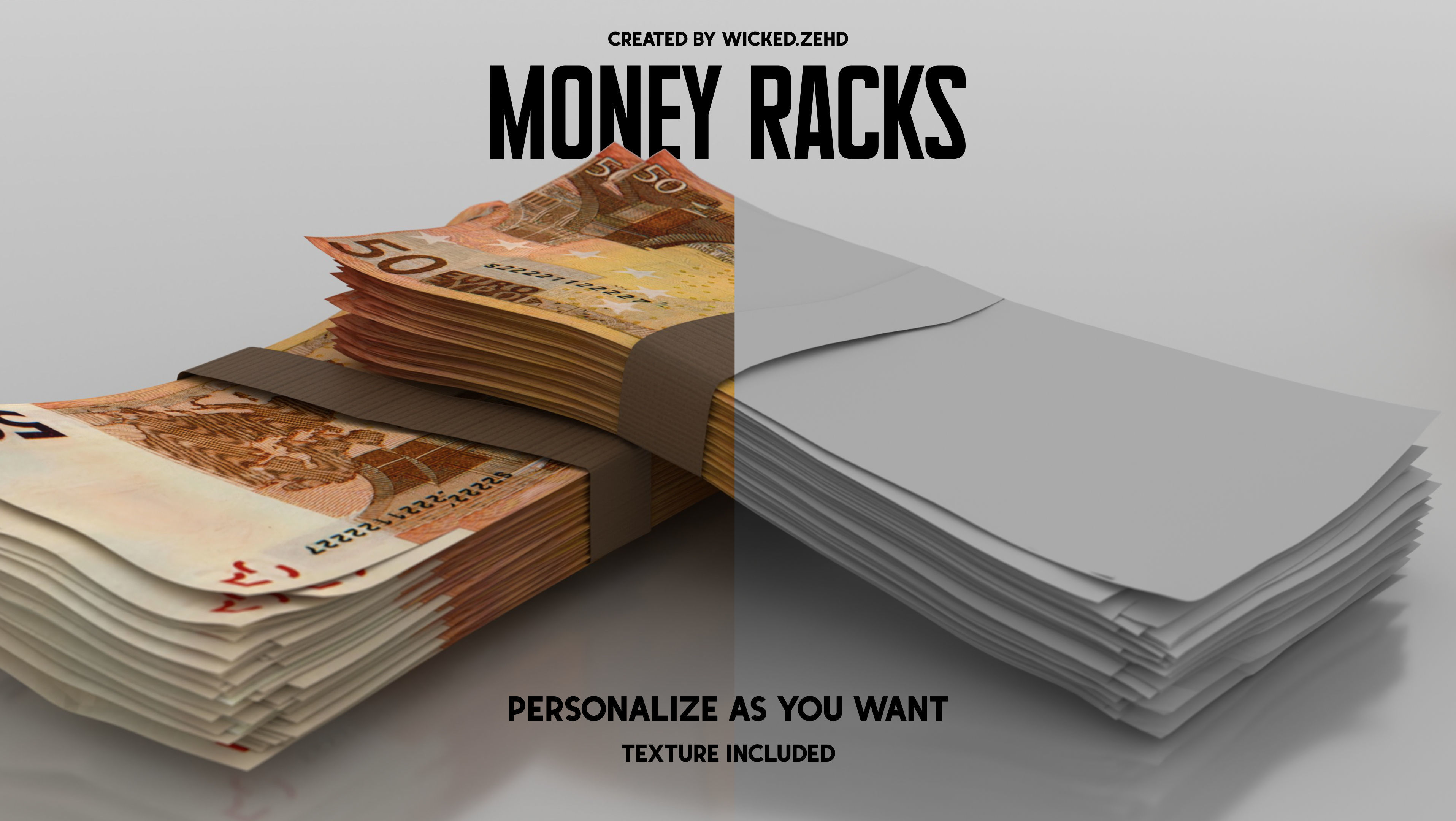 Money Racks free VR / AR / low-poly 3D model | CGTrader