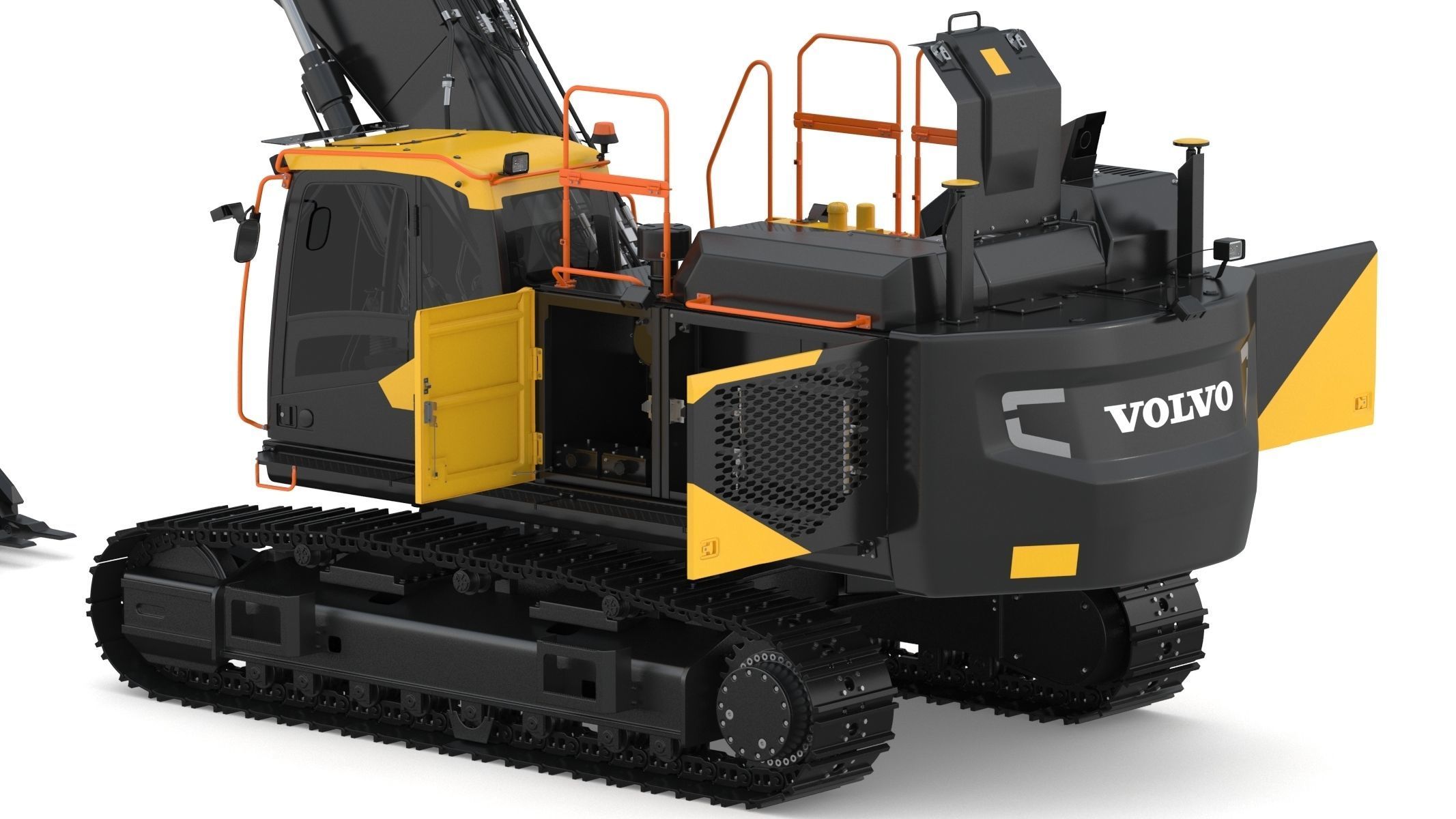 Volvo EC530EL Excavator 3D model | CGTrader