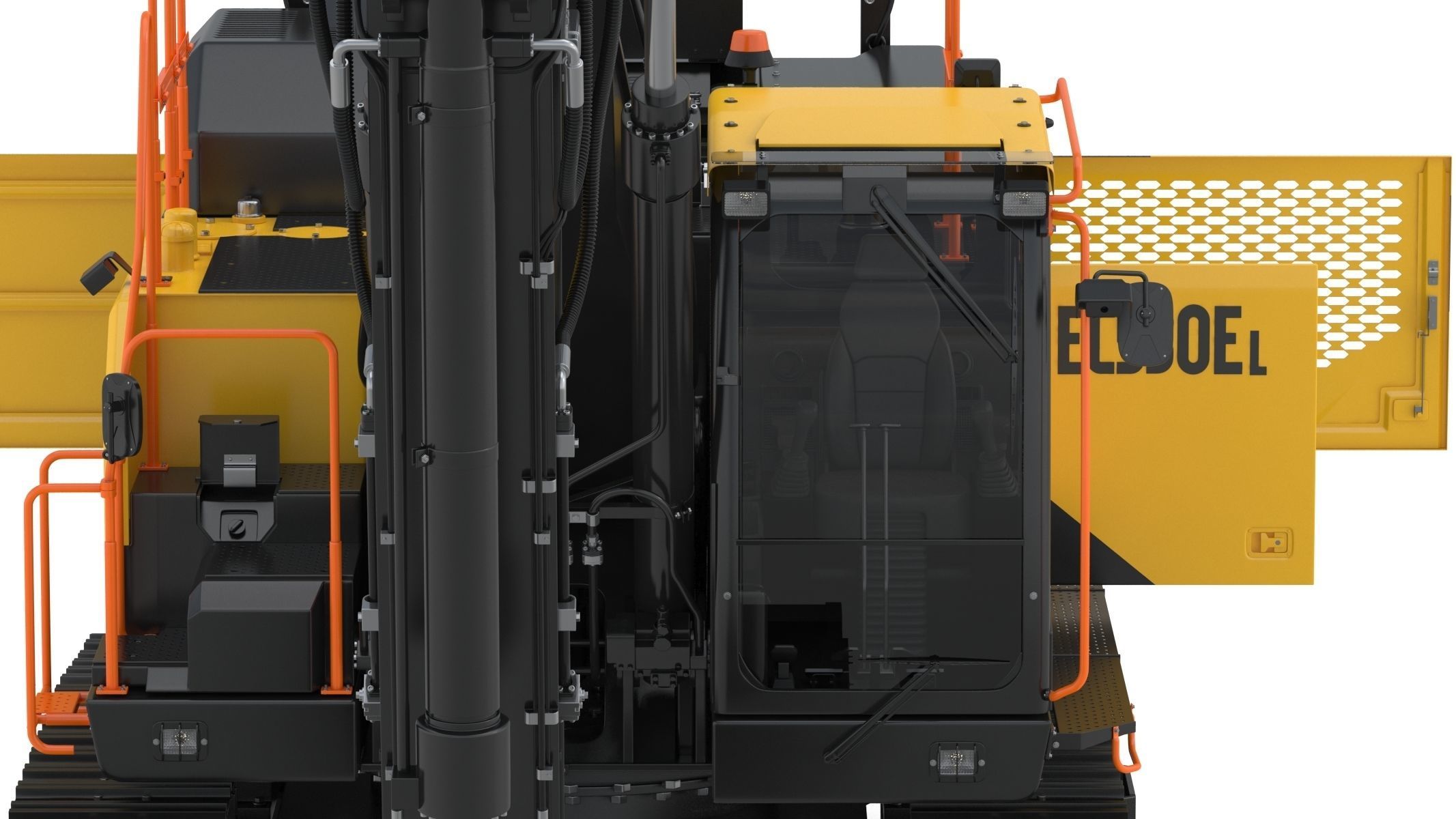 Volvo EC530EL Excavator 3D model | CGTrader