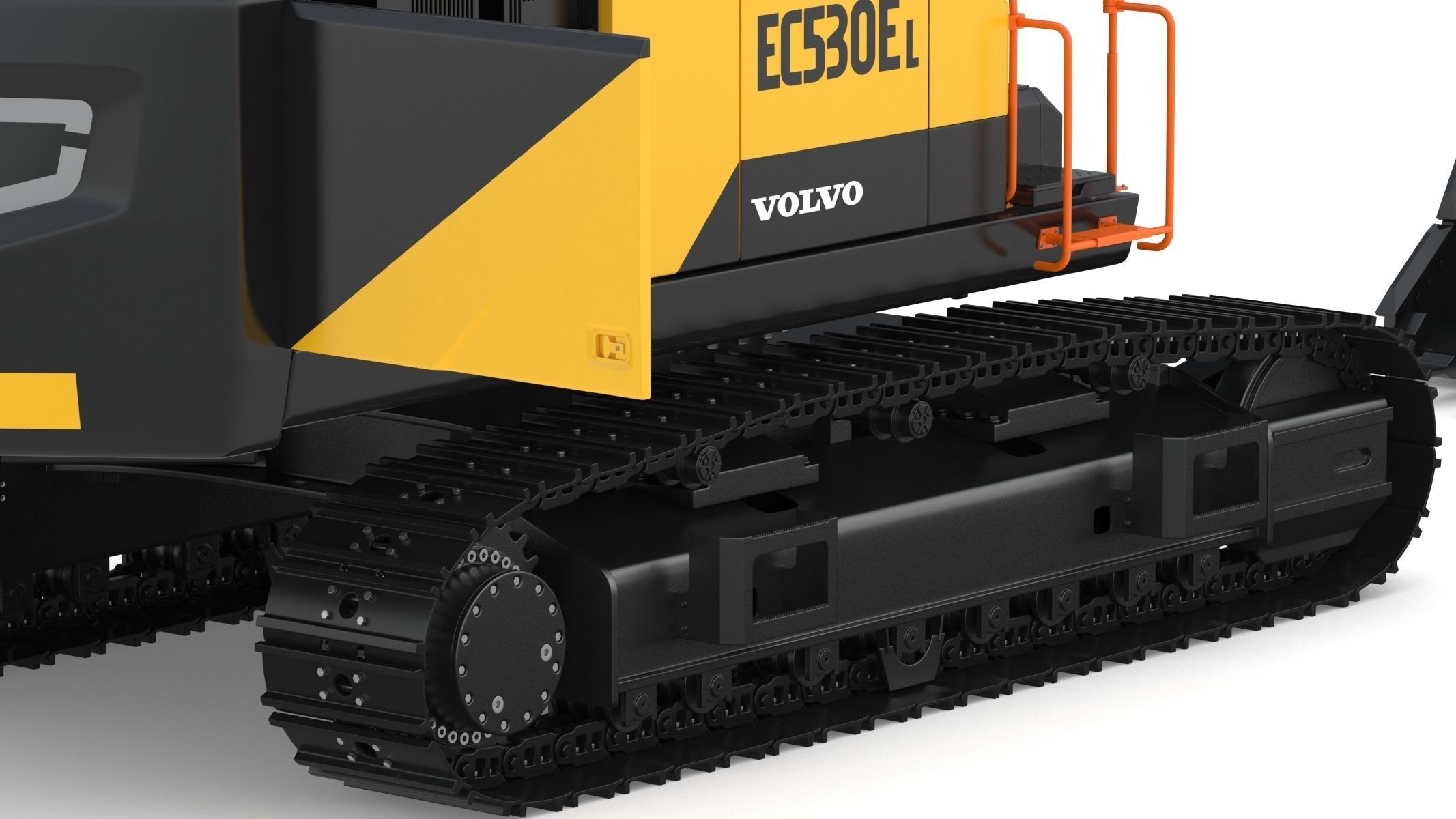Volvo EC530EL Excavator 3D model | CGTrader