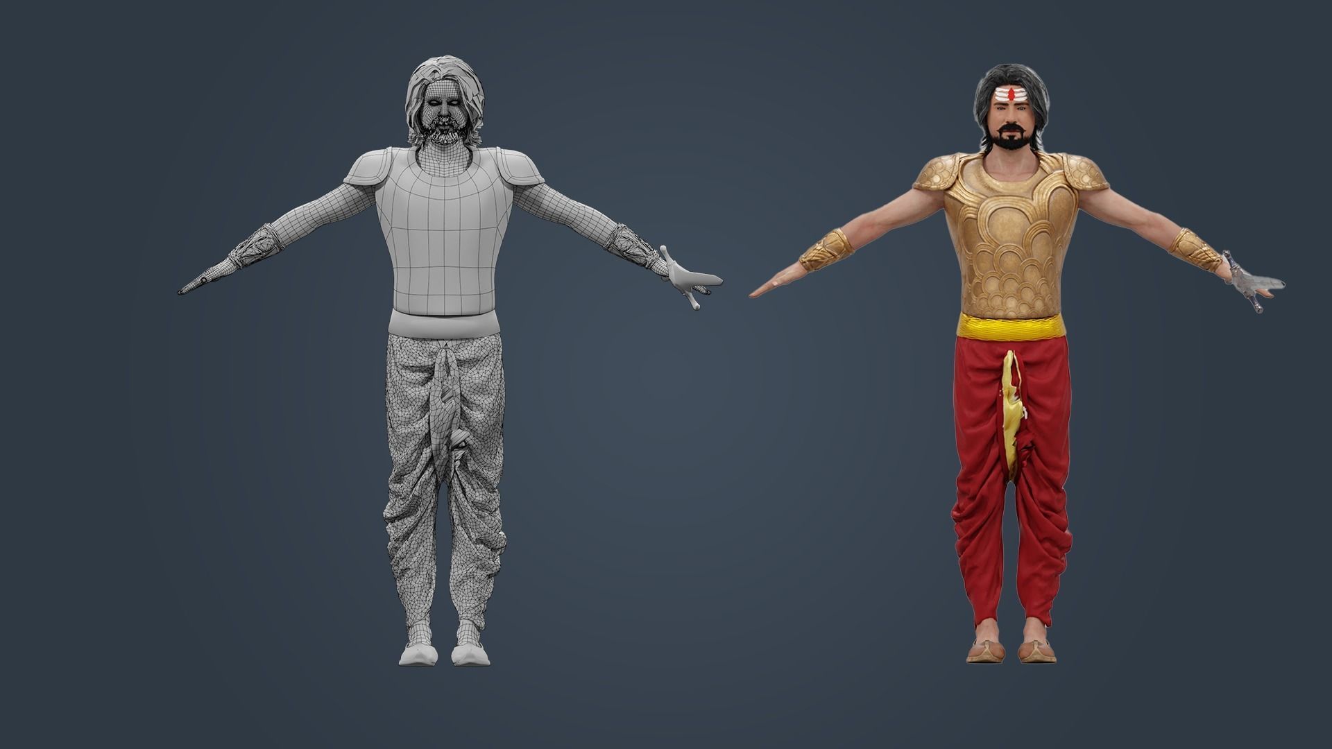 Indian King rigged 3D model rigged | CGTrader