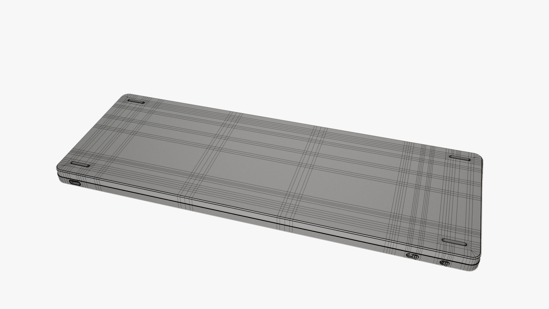 Tenkeyless Keyboard Green 3D model | CGTrader