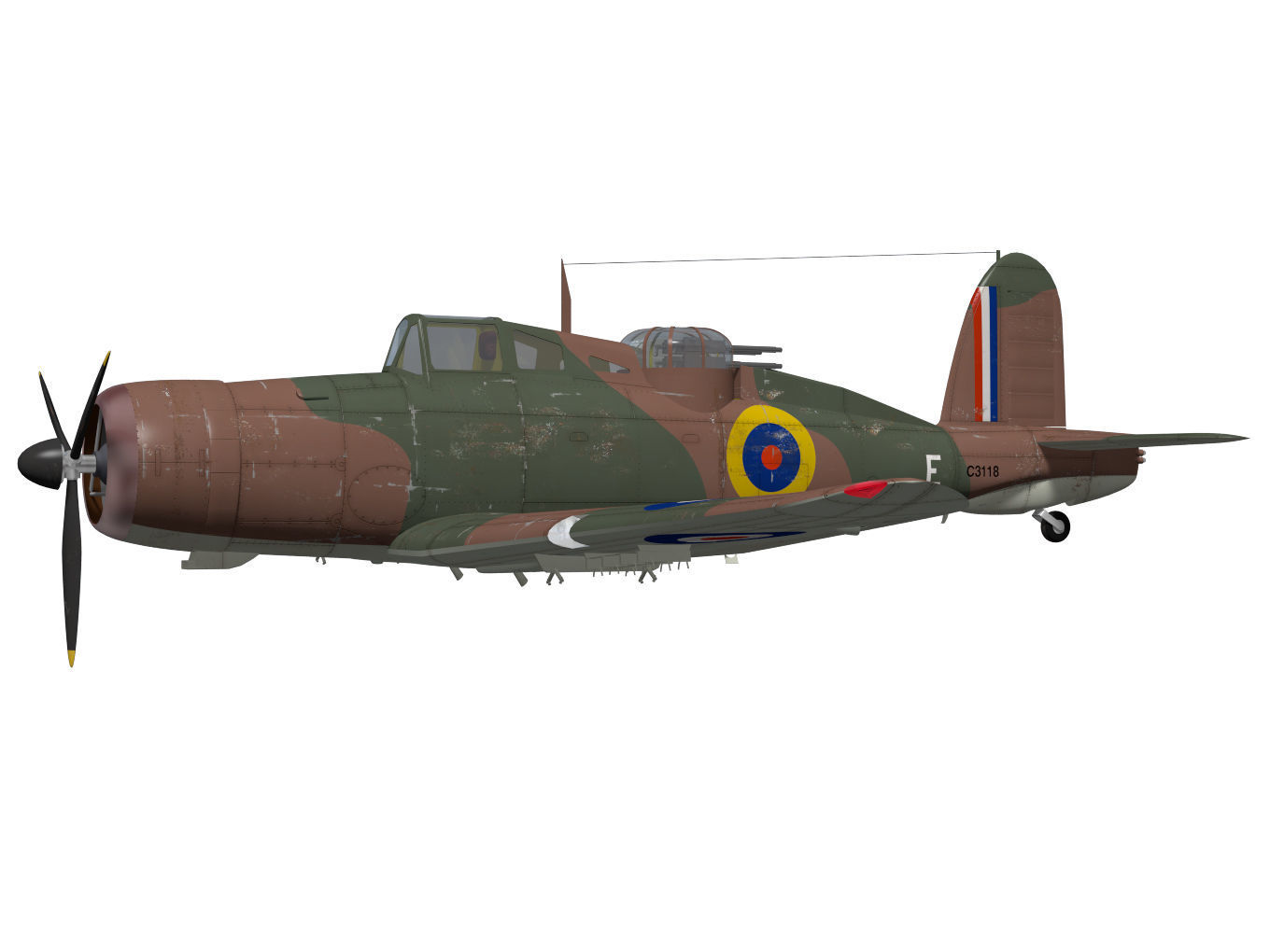 Blackburn Roc 3D model | CGTrader