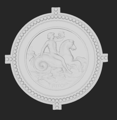 Modern Ceiling roses 3D model 3D model | CGTrader