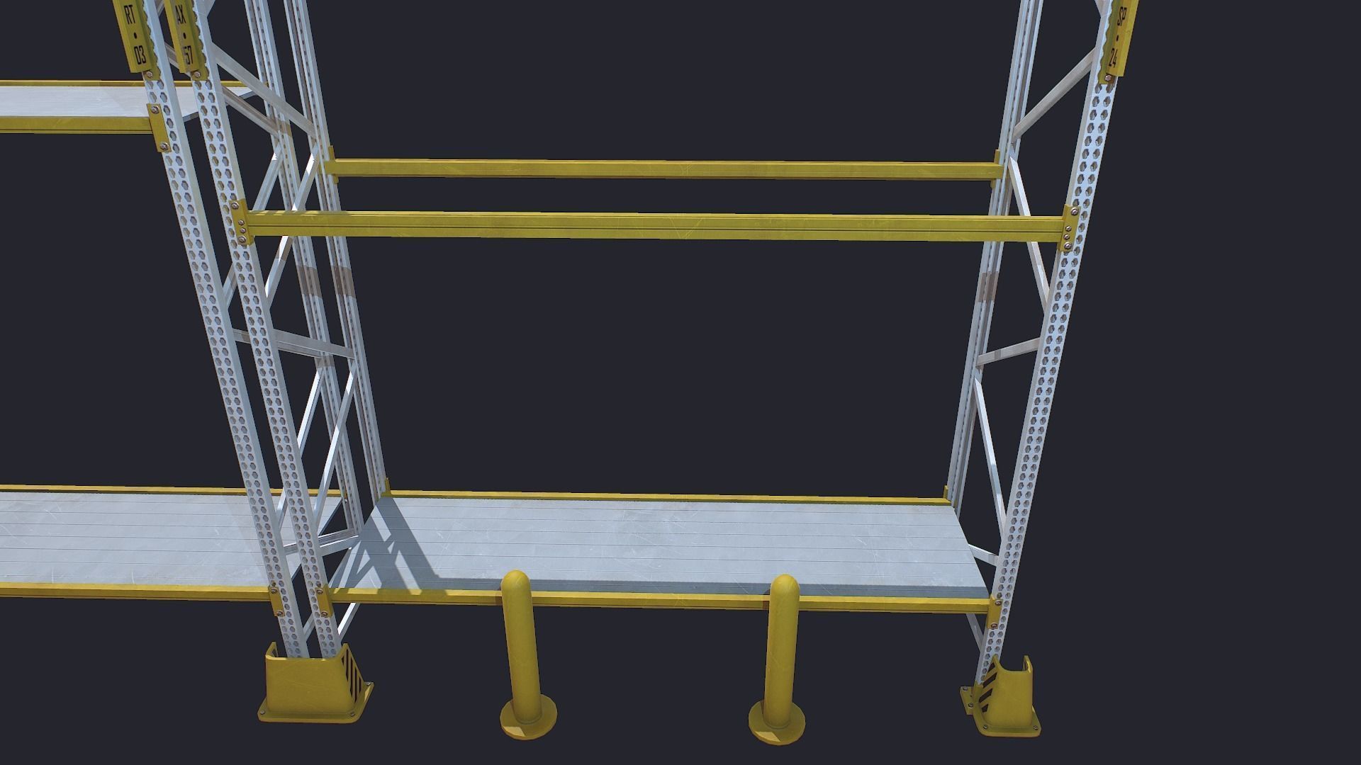 3D model Warehouse Racks Shelves VR / AR / low-poly | CGTrader