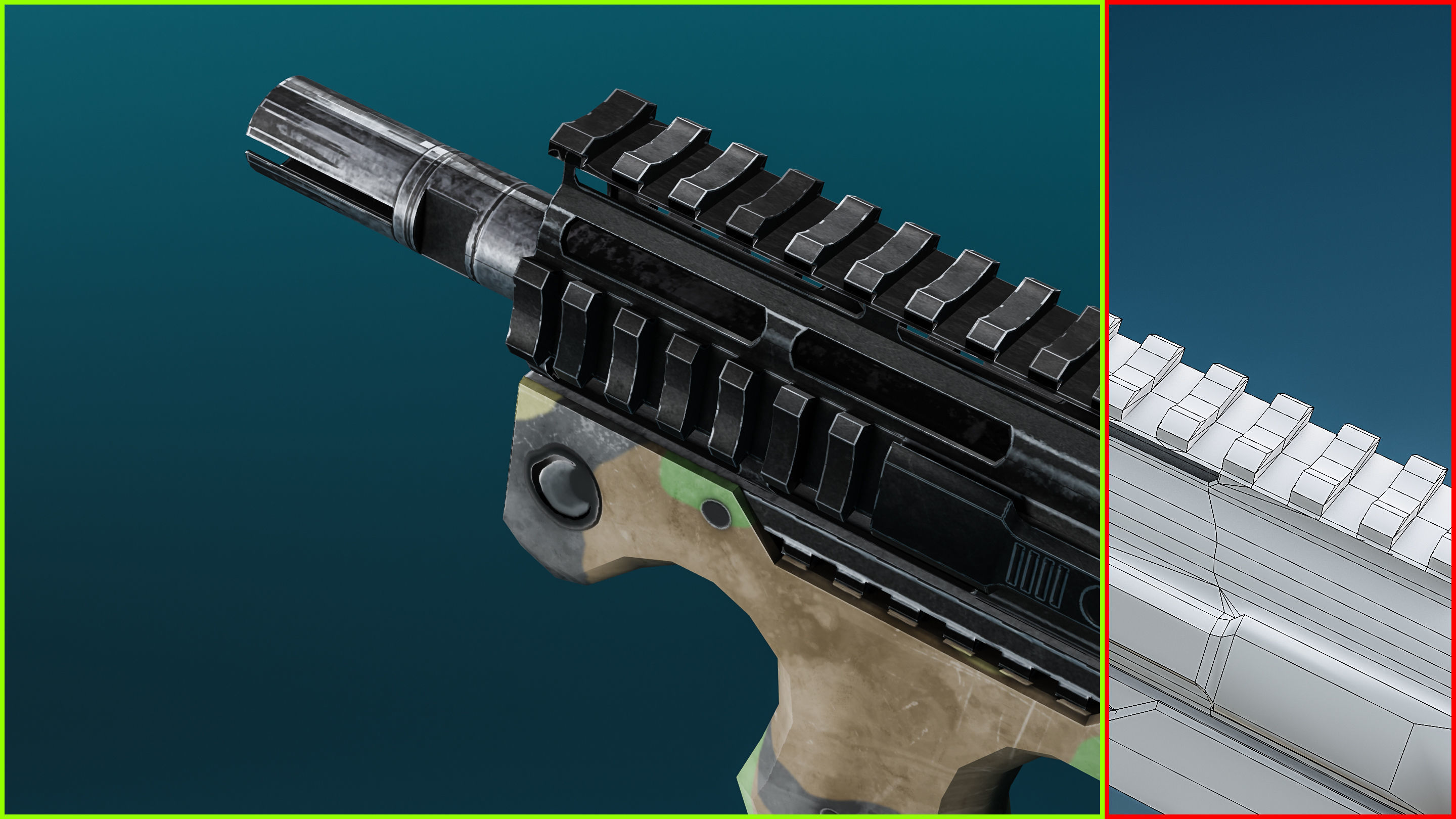 3D model CQR Gen 1 - Game-Ready Weapon VR / AR / low-poly | CGTrader