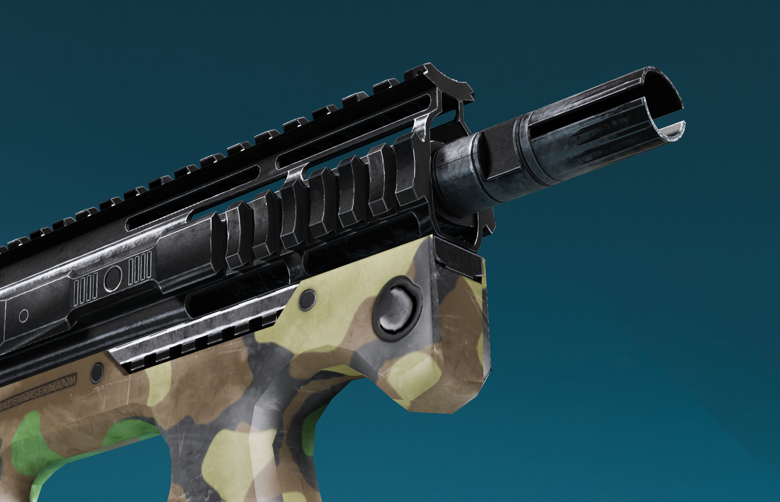 3D model CQR Gen 1 - Game-Ready Weapon VR / AR / low-poly | CGTrader