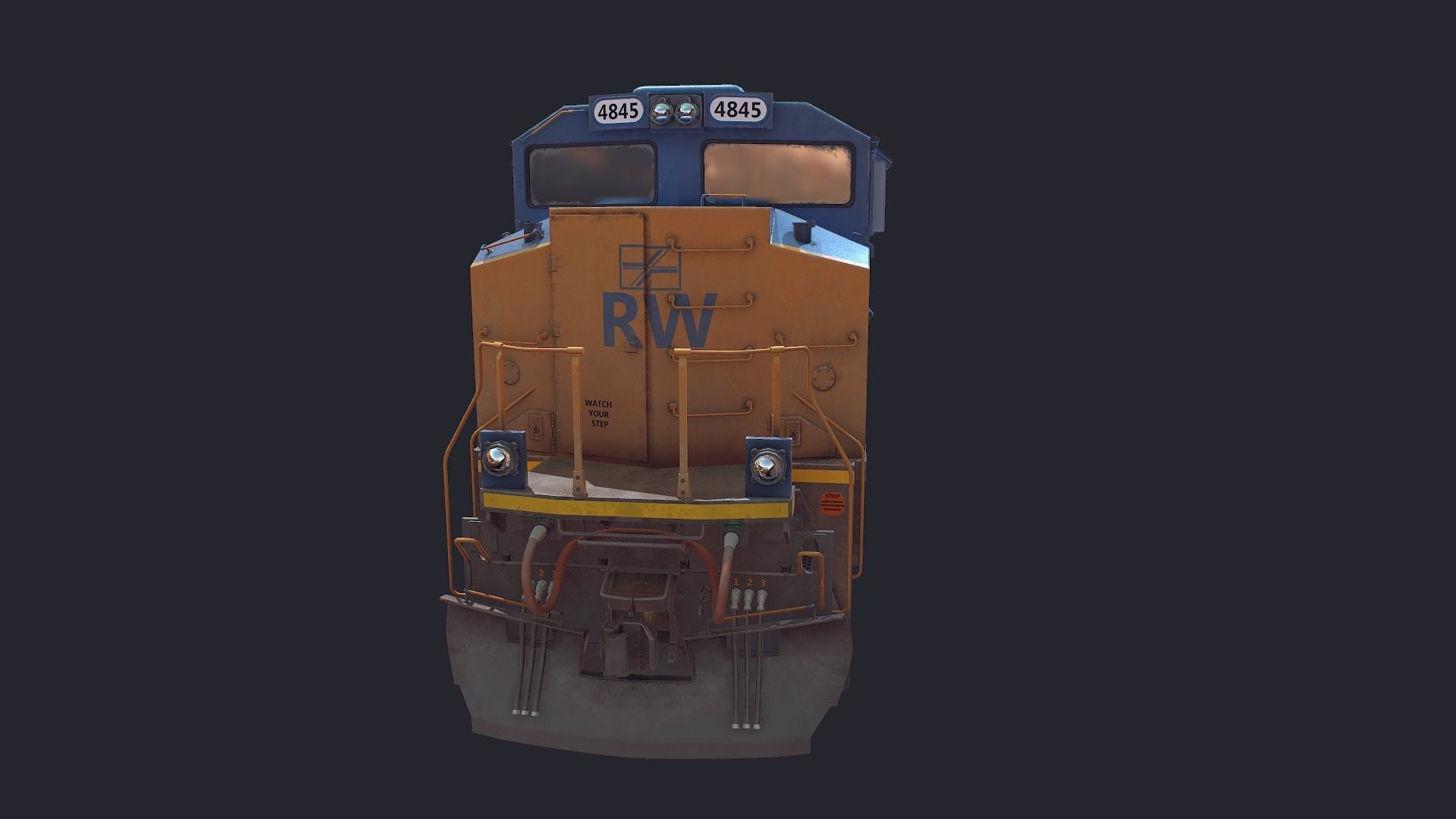 3D model EMD-SD70ACe Locomotion VR / AR / low-poly | CGTrader