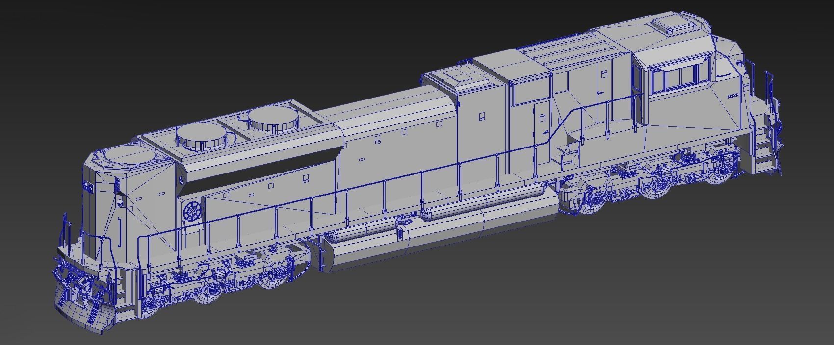 3D model EMD-SD70ACe Locomotion VR / AR / low-poly | CGTrader