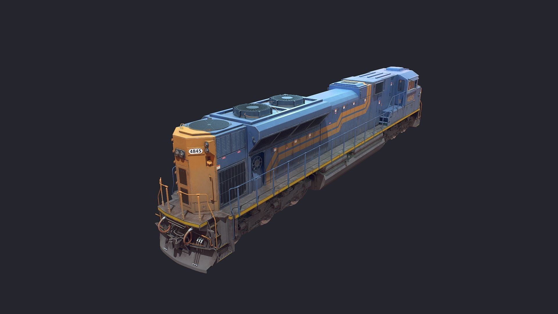 3D model EMD-SD70ACe Locomotion VR / AR / low-poly | CGTrader
